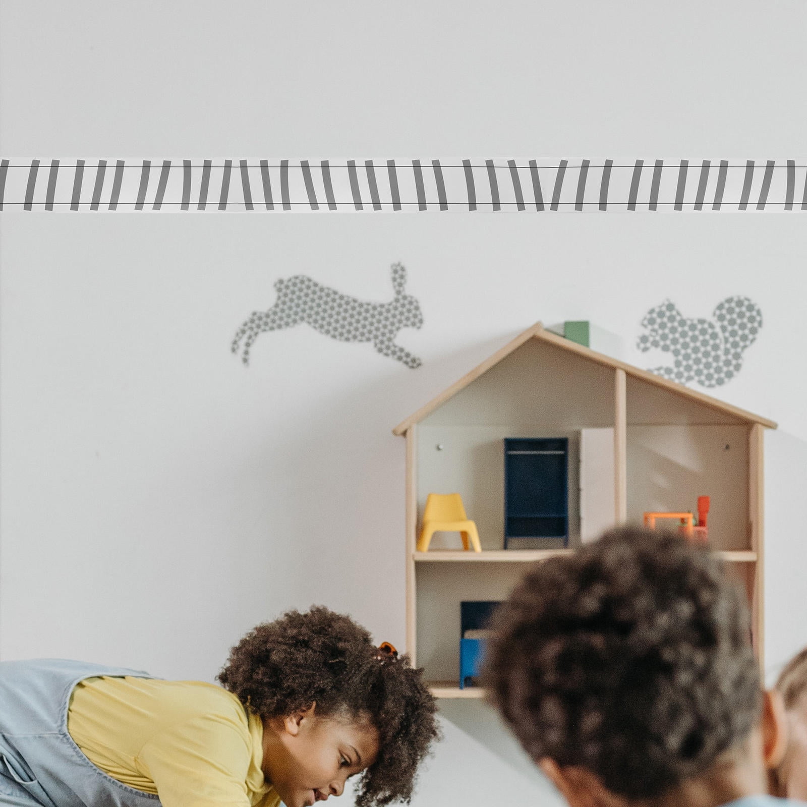 Masteelf Train Wall Decal Peel and Stick Baseboard Trim Self-Adhesive ...