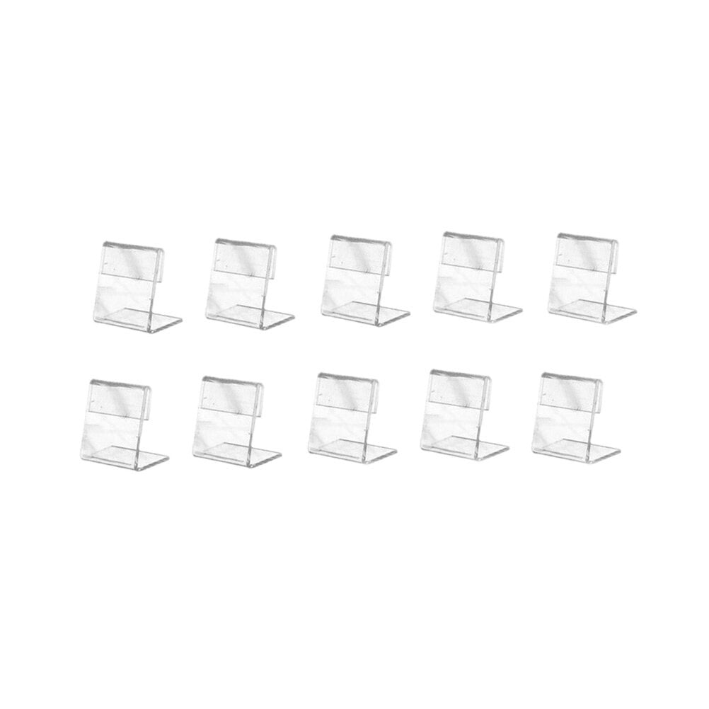 Masteelf Transparent Acrylic L Shape Display Stand for Tabletop Sign ...