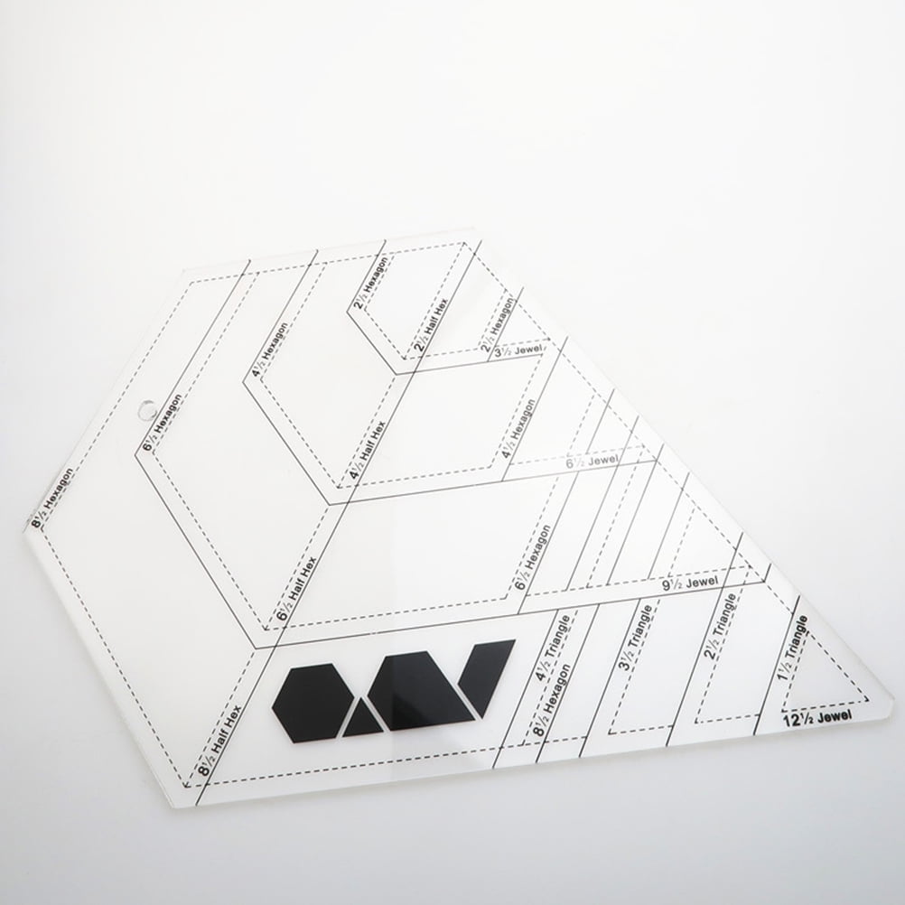 Masteelf Transparent Acrylic Sewing Ruler for Craft and Quilting ...