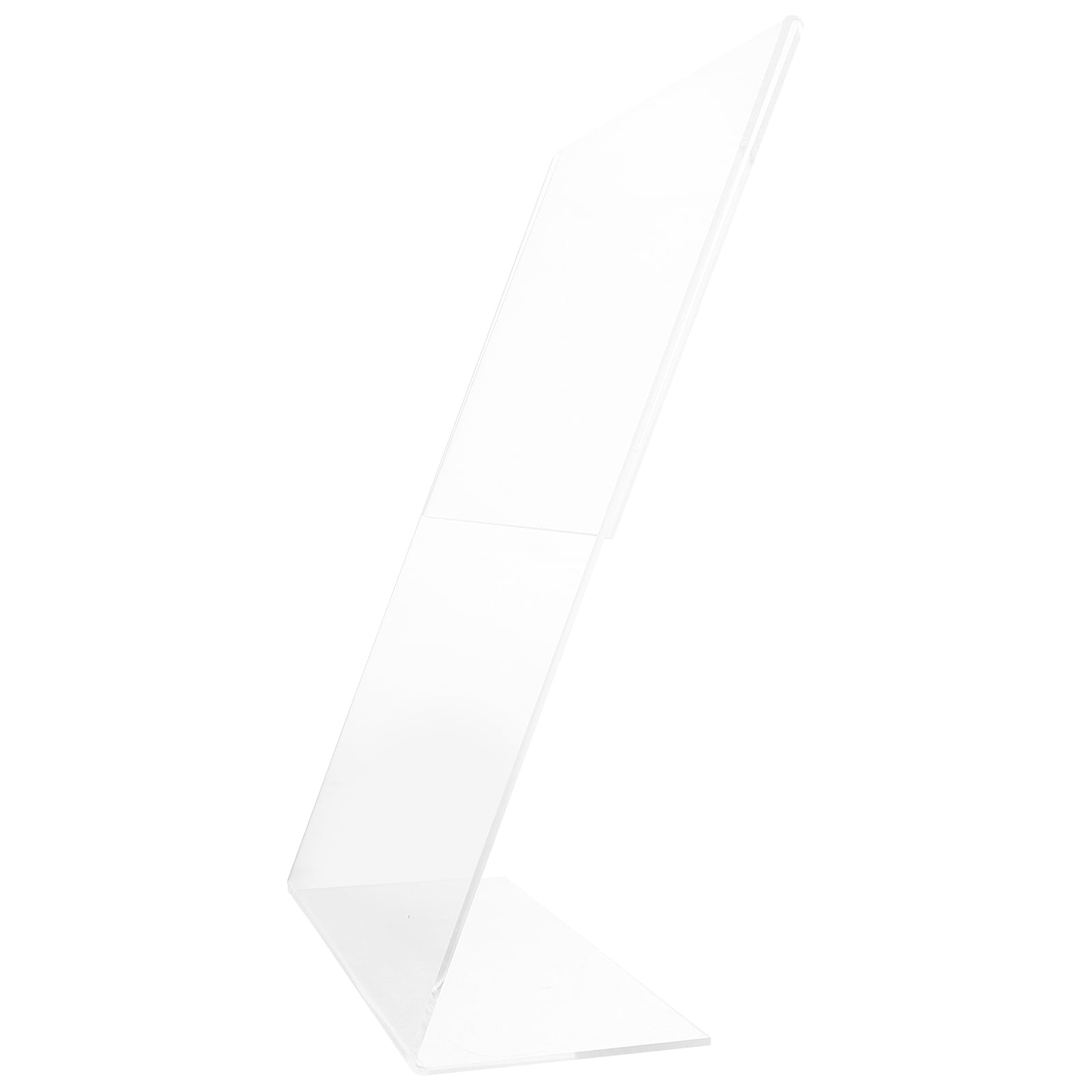 WRITWAA Transparent Acrylic Tabletop Display Stand for Menus Signs and ...
