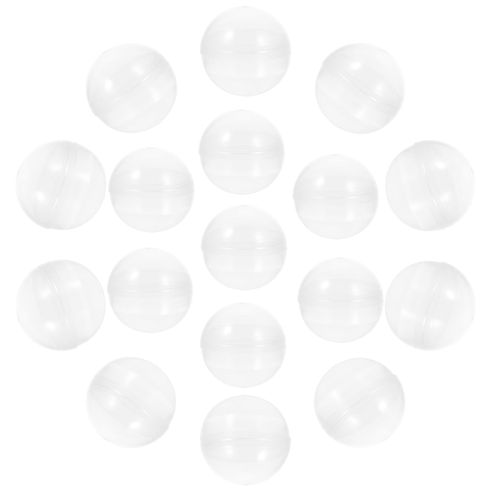 Masteelf Transparent Fillable Round Balls for Storage Made of Plastic ...