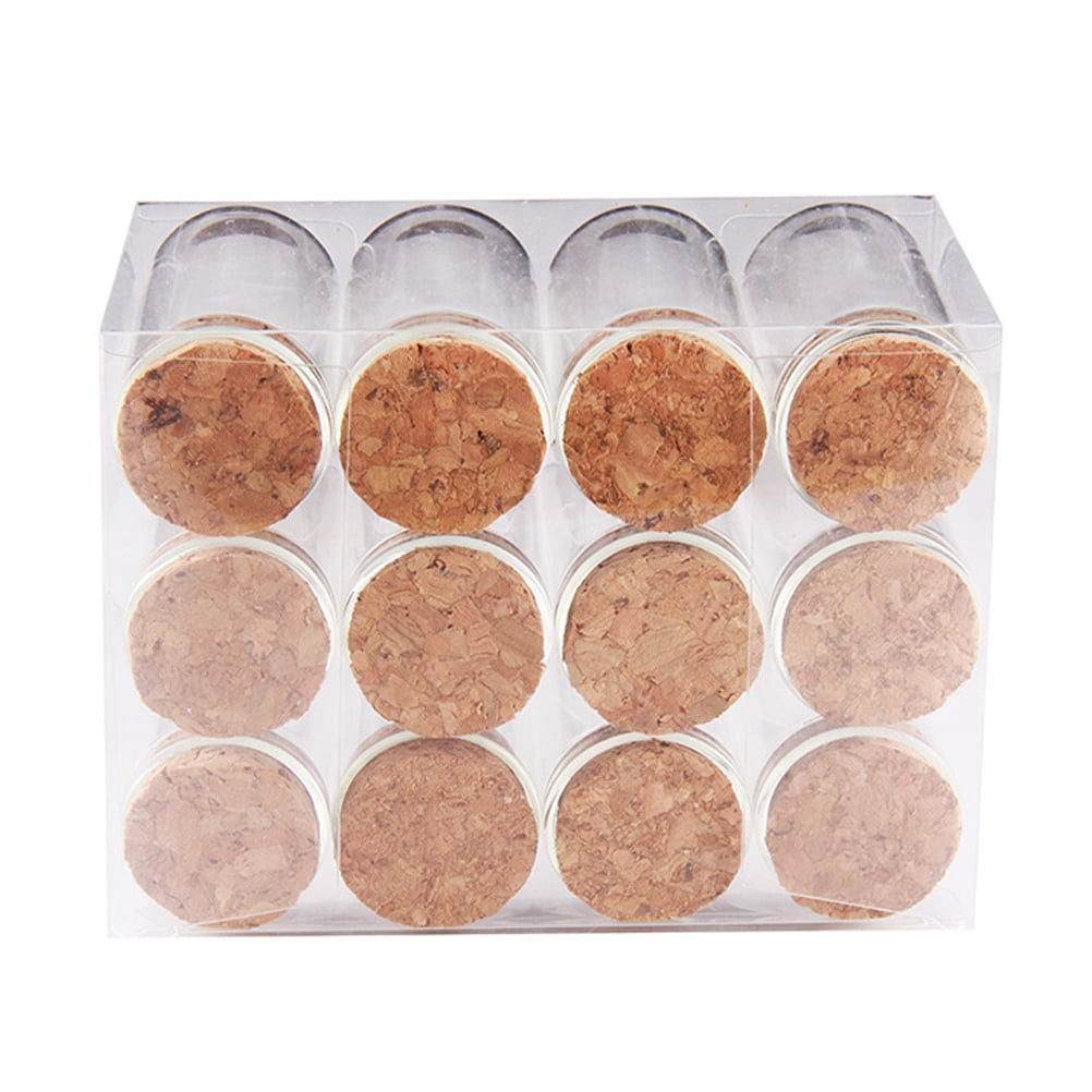Masteelf Transparent Glass Storage Container with Cork Stoppers for ...