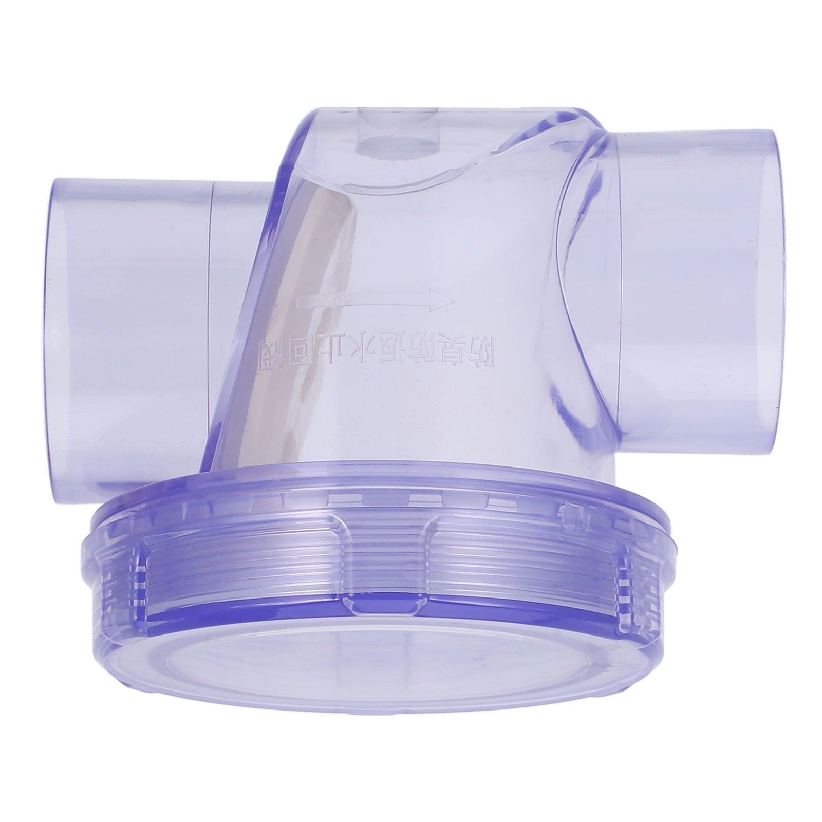 Masteelf Transparent PVC Sump Pump Check Valve Non-Return Single-Way ...