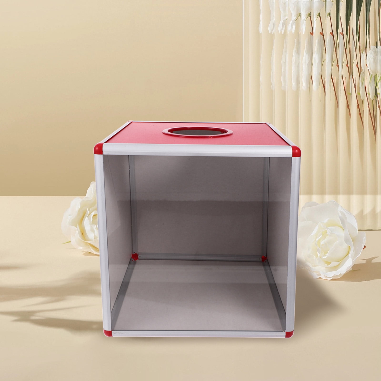 Masteelf Transparent Raffle Box For Party Games Donation And Voting ...