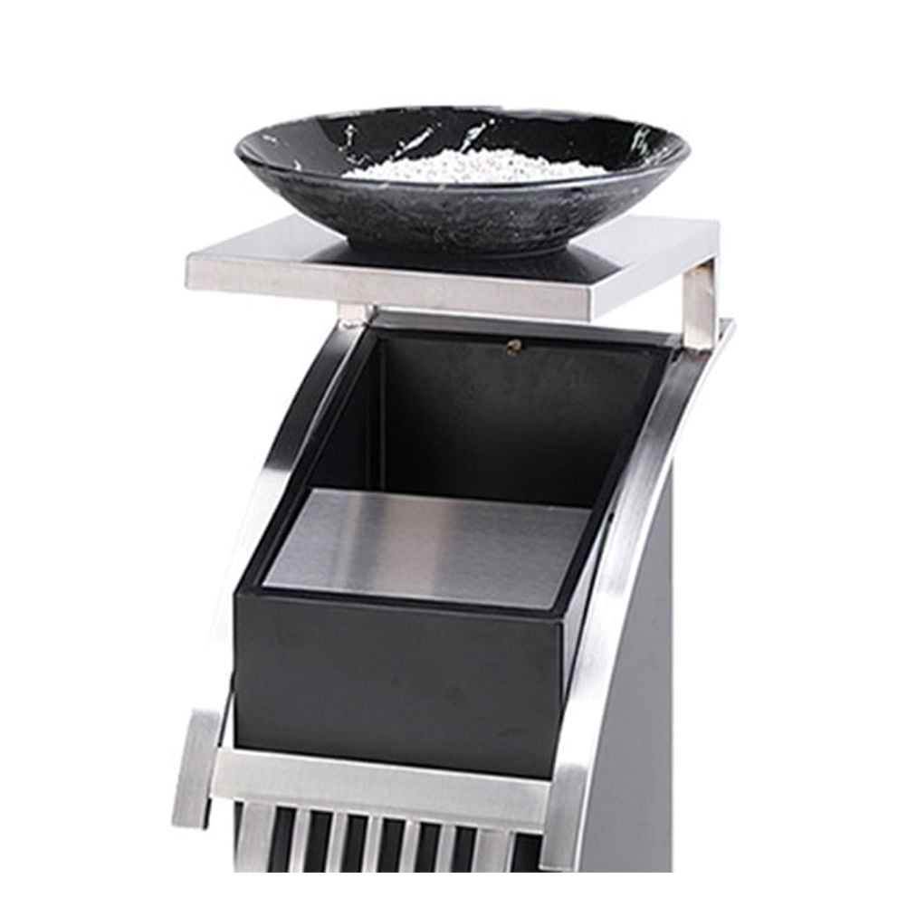 Masteelf Trash Can Cigarette Ashtray Replacement Glass Trash Can ...