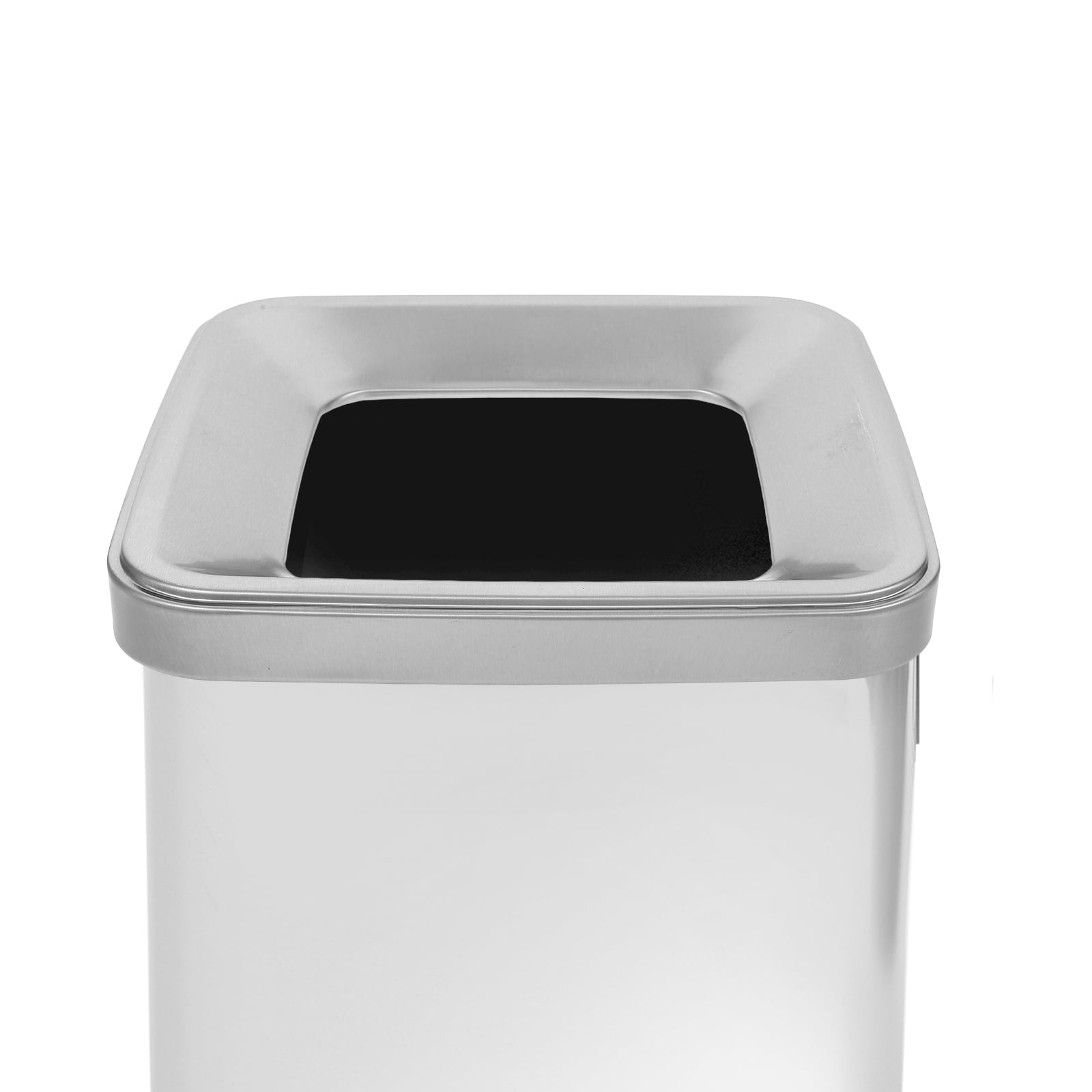 Masteelf Trash Can Lid Outdoor Indoor Stainless Steel Commercial ...