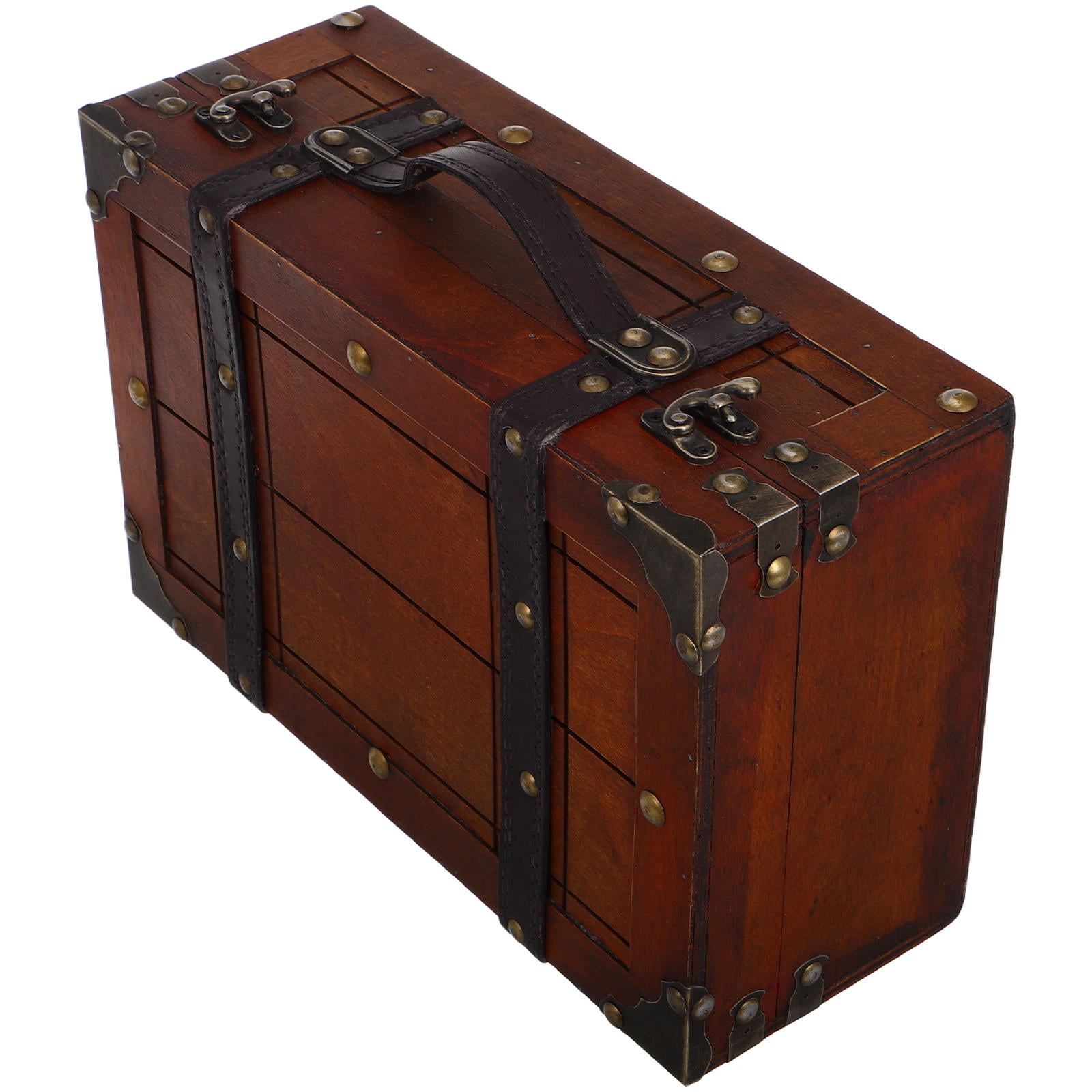 Masteelf Treasure Chest Small Storage Trunk Photo Trinket Travel ...
