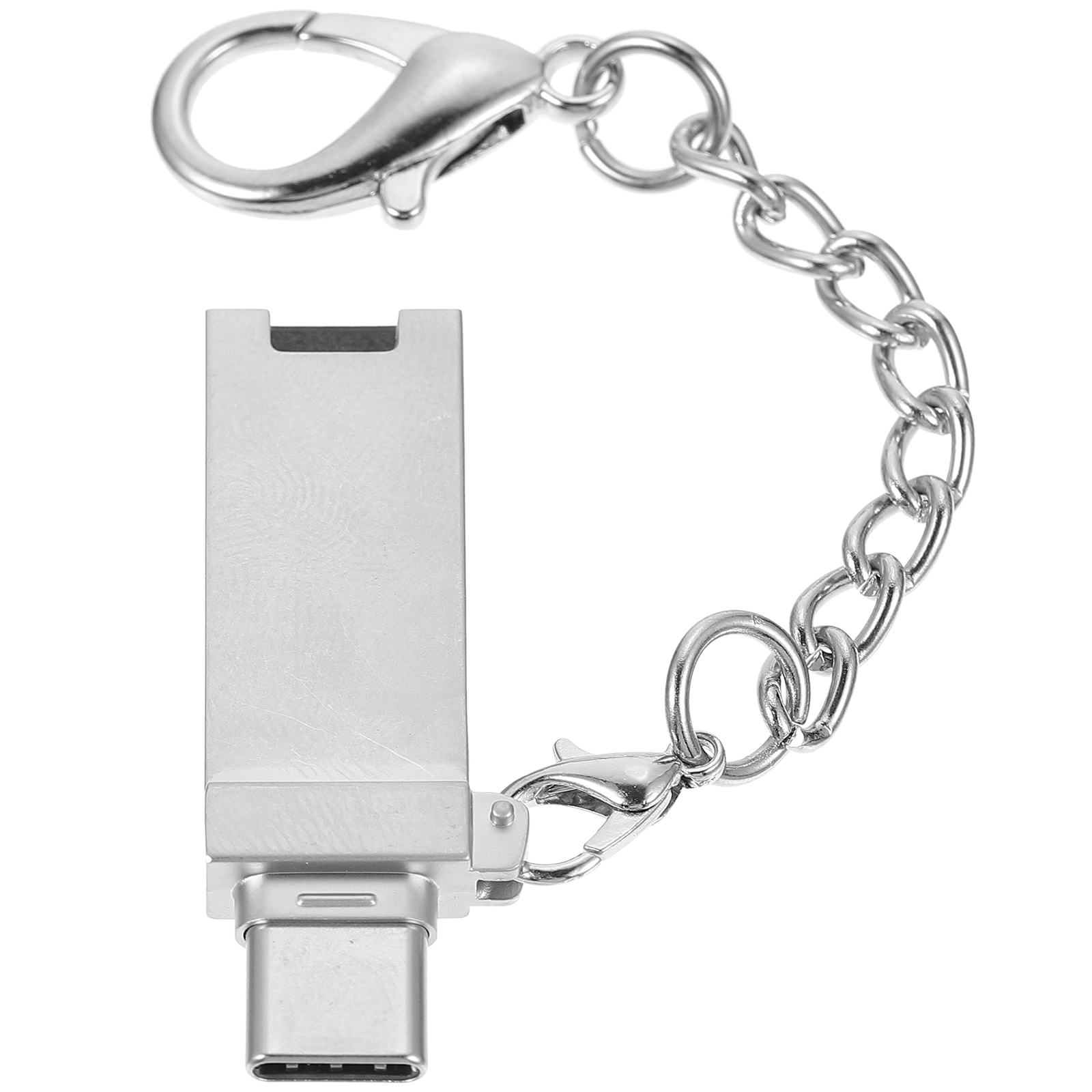 Masteelf USB Adapters Typec Card Reader Compact Reader 1.2X4CM Silver ...