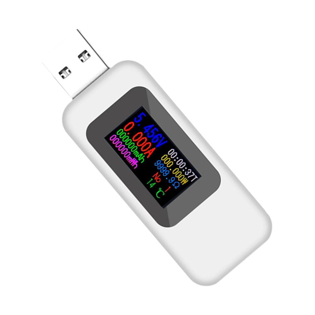 Masteelf USB Charger Wattage Voltage And Current Tester Multimeter LCD ...