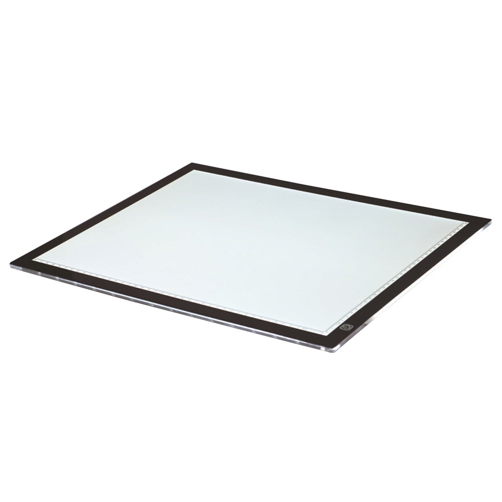 Masteelf Ultra Thin A4 LED Portable Light Box Power Cable Dimmable ...