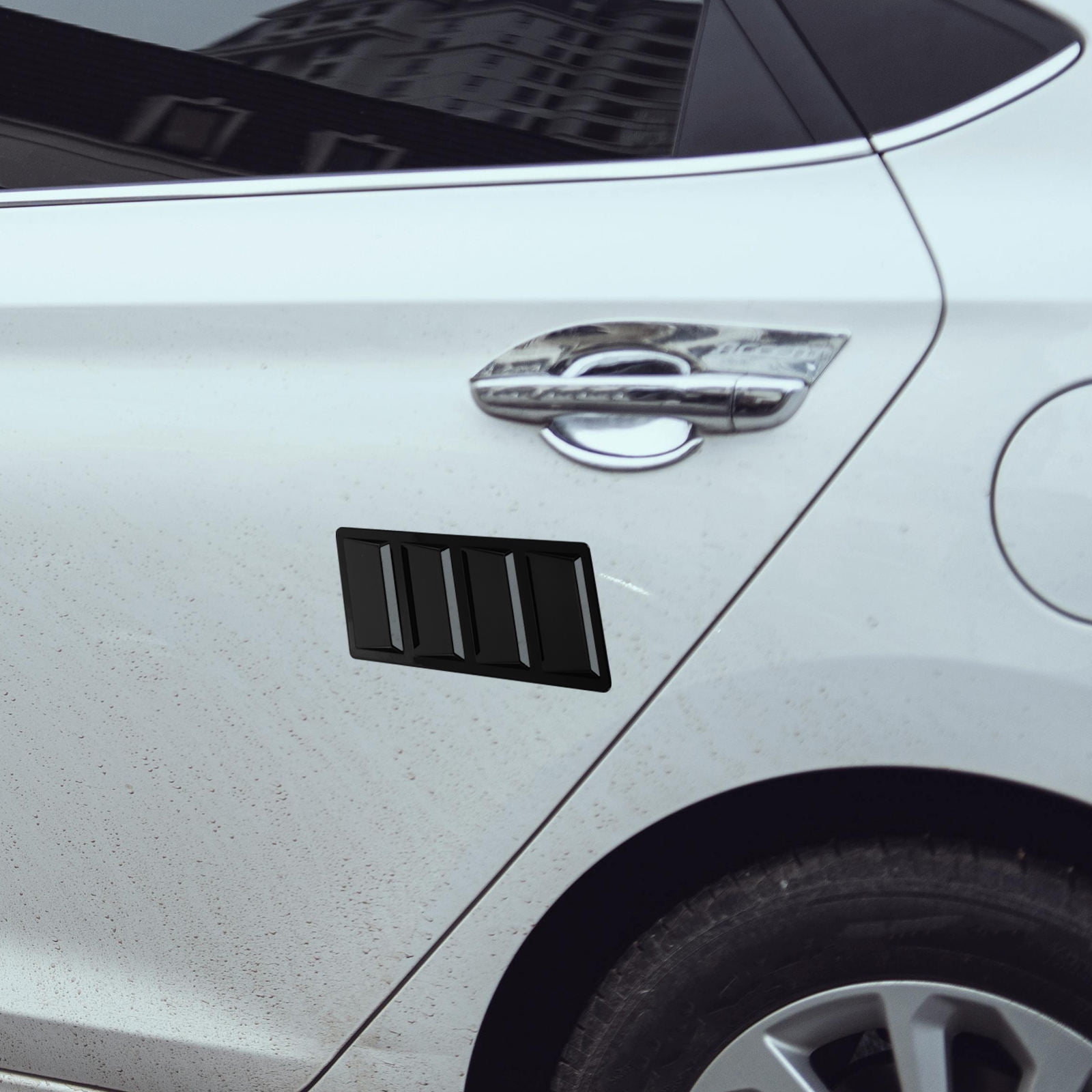 Masteelf Universal Car Hood Vent Cover with Realistic Shark Gill Design ...