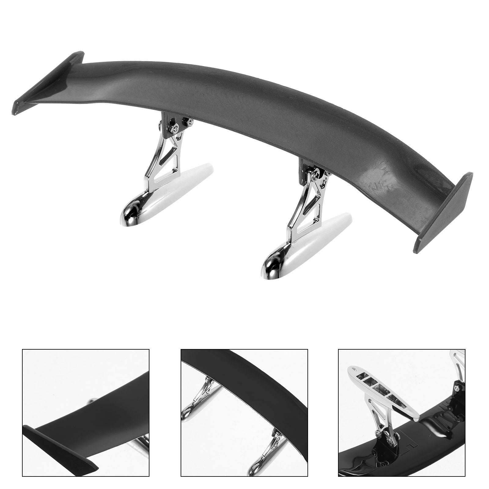 Masteelf Universal Car Rear Spoiler Tail Wing for Black ABS Material ...
