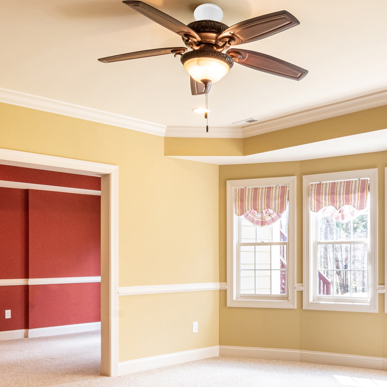 Masteelf Universal Ceiling Fan Canopy Cover Dustproof Plastic Cap For ...