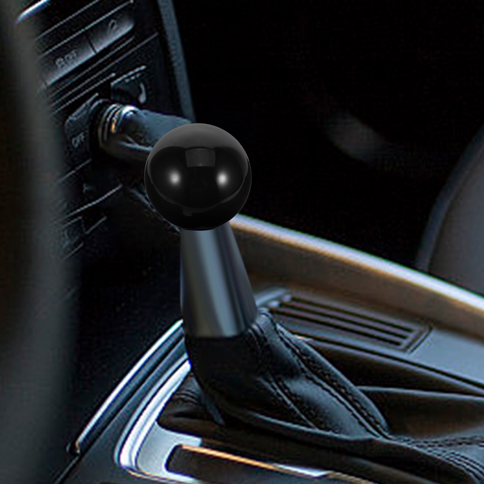 Masteelf Universal Gear Acrylic Shift Knob Real Carbon Fiber Gear ...