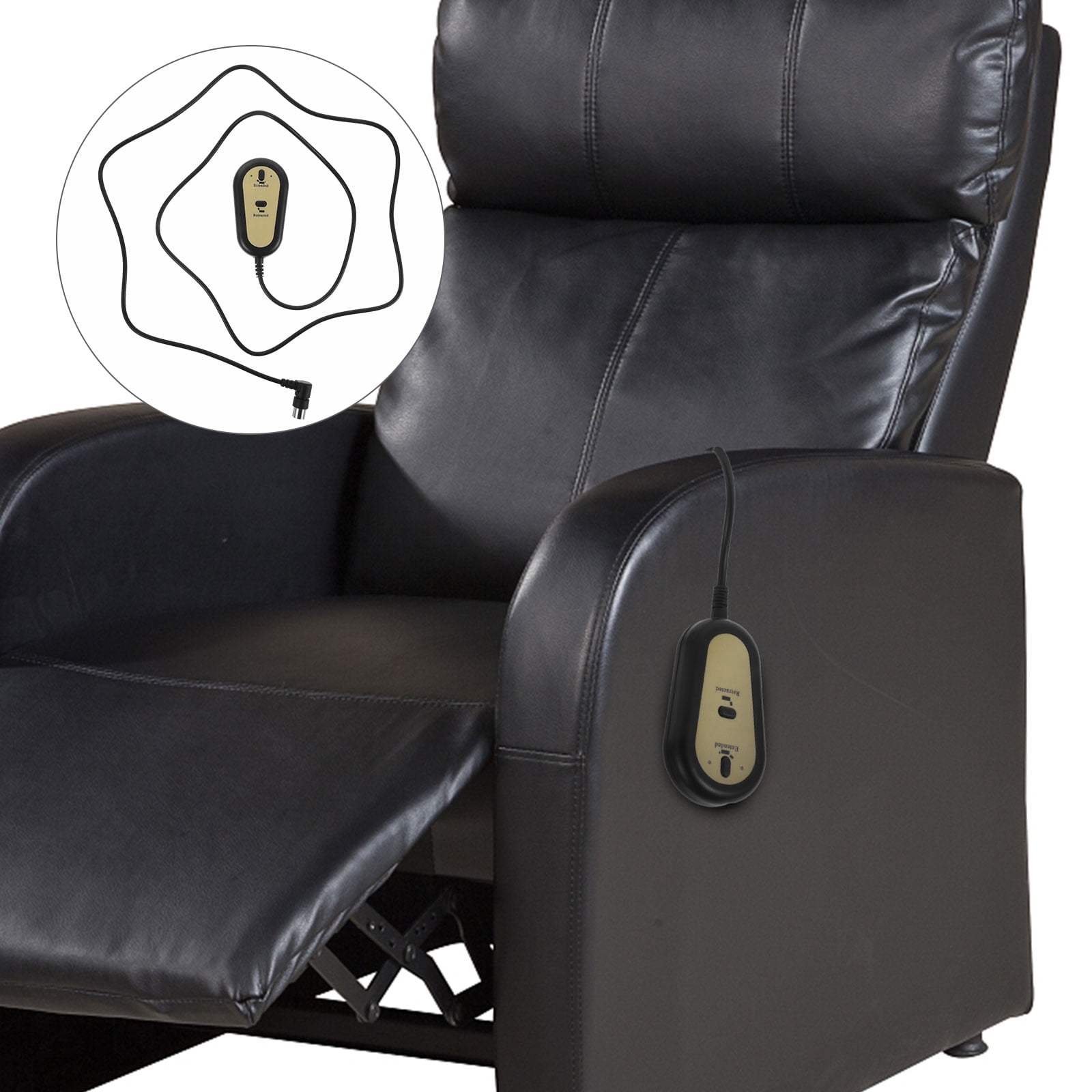 Masteelf Universal Recliner Remote Control Replacement Black Plastic ...