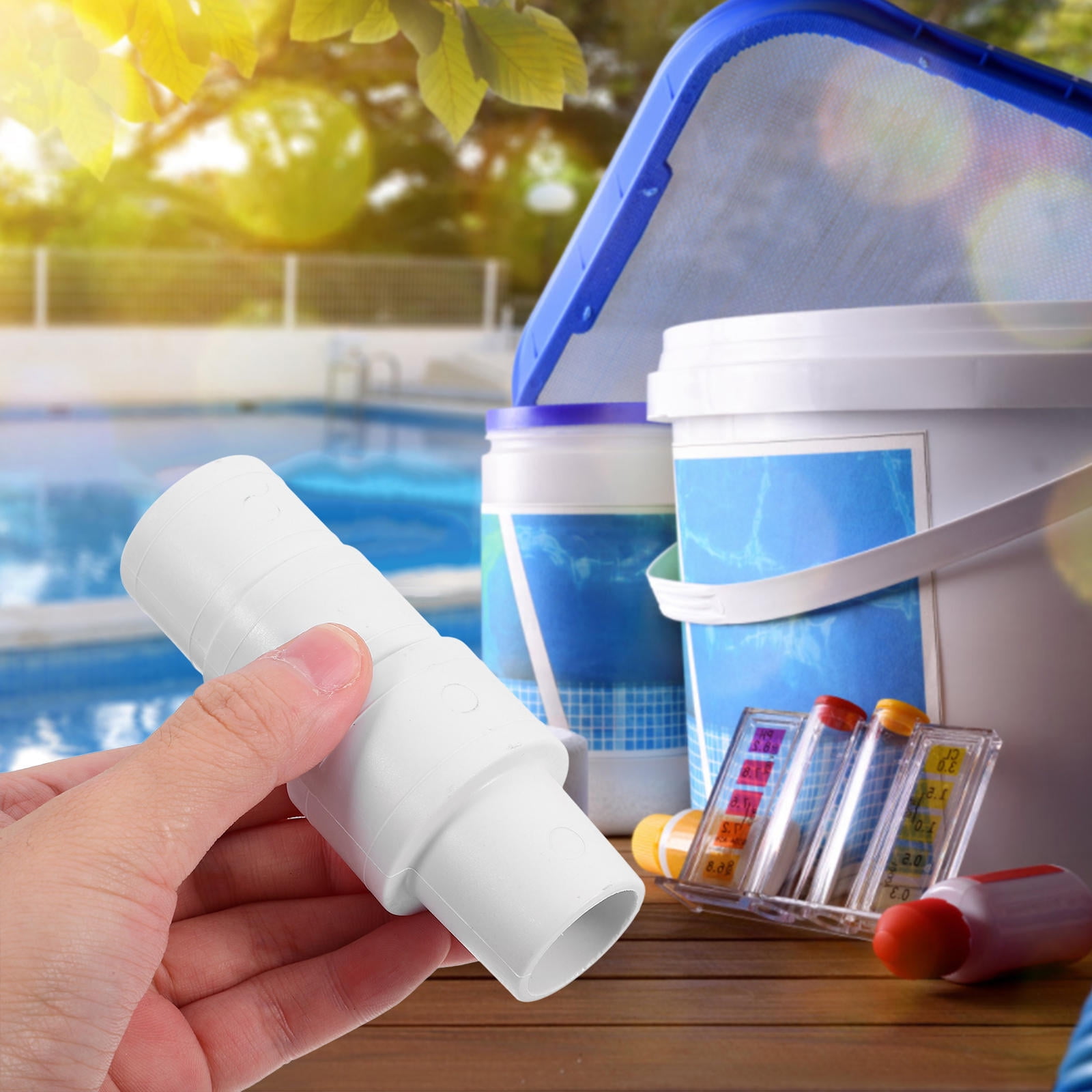 Masteelf Vacuum Cleaner Hose Fitting Pool Hose Connector Coupling ...