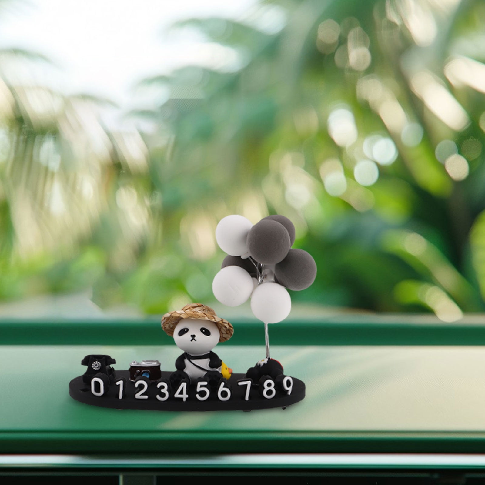 Masteelf Vehicle Temporary Parking Plate Vehicles Dashboard Number ...