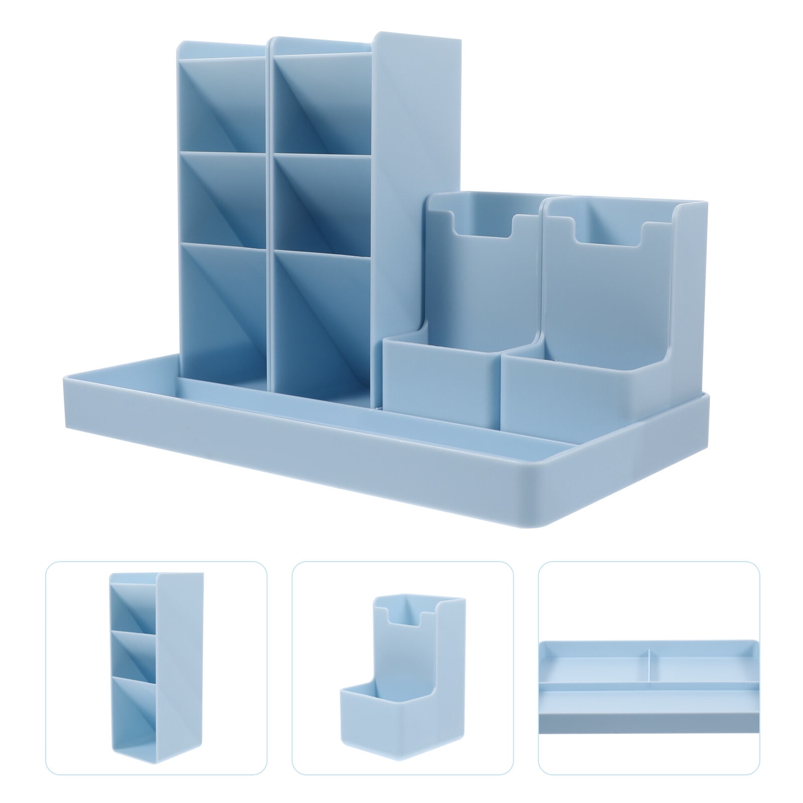 Masteelf Vertical Pencil Organizer Container Storage Box Desk ...