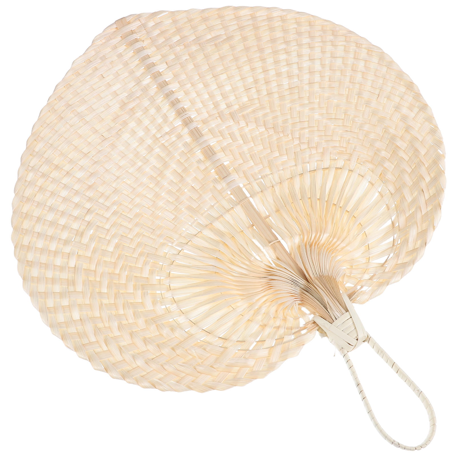 Masteelf Handmade Heart-Shaped Fan Handwoven Handheld Fan for Cooling ...