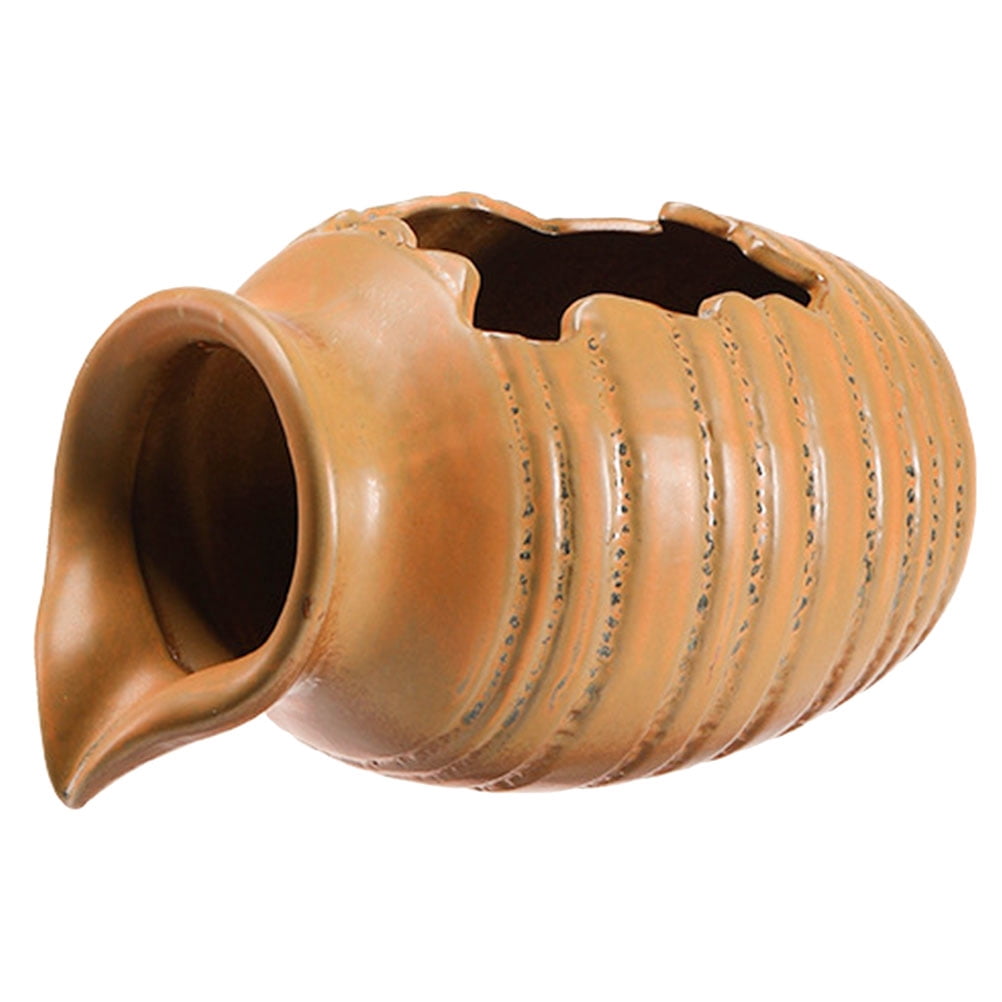 Masteelf Vintage Ceramic Jar Fish Tank Waterfall Dispenser Flowing ...