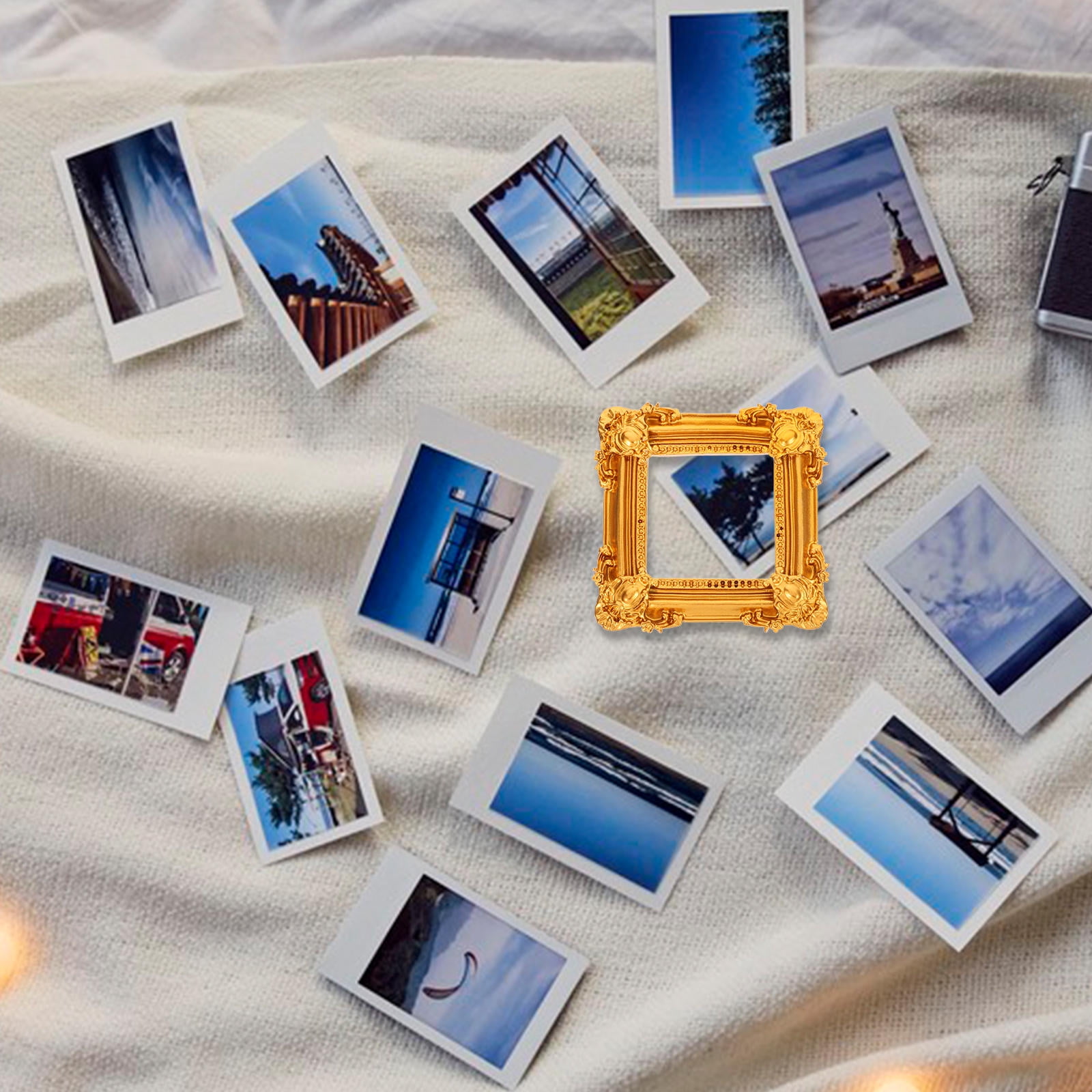 Masteelf Vintage Resin Picture Antique Frame Square Shaped Photo Frame ...