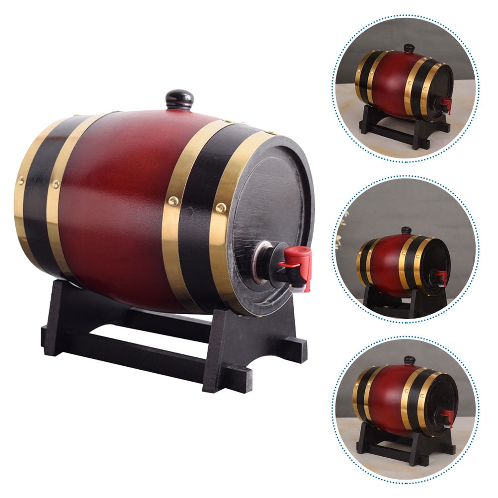 Masteelf Vintage Wooden Barrel Wood Red Wine Barrel Bar Dining Wood ...