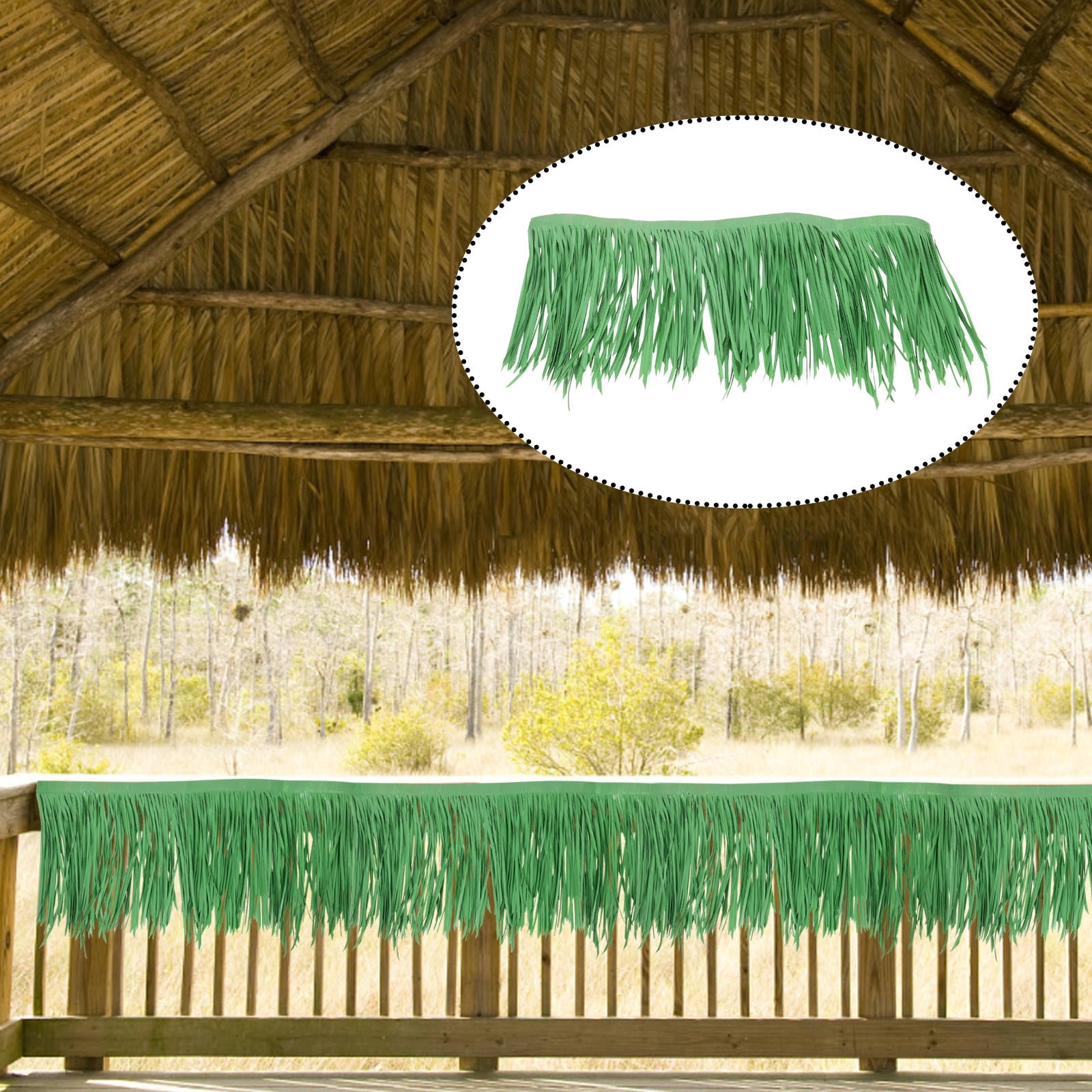 Masteelf Vivid Simulation Thatch Garden Thatch Roof Decor Simulated ...