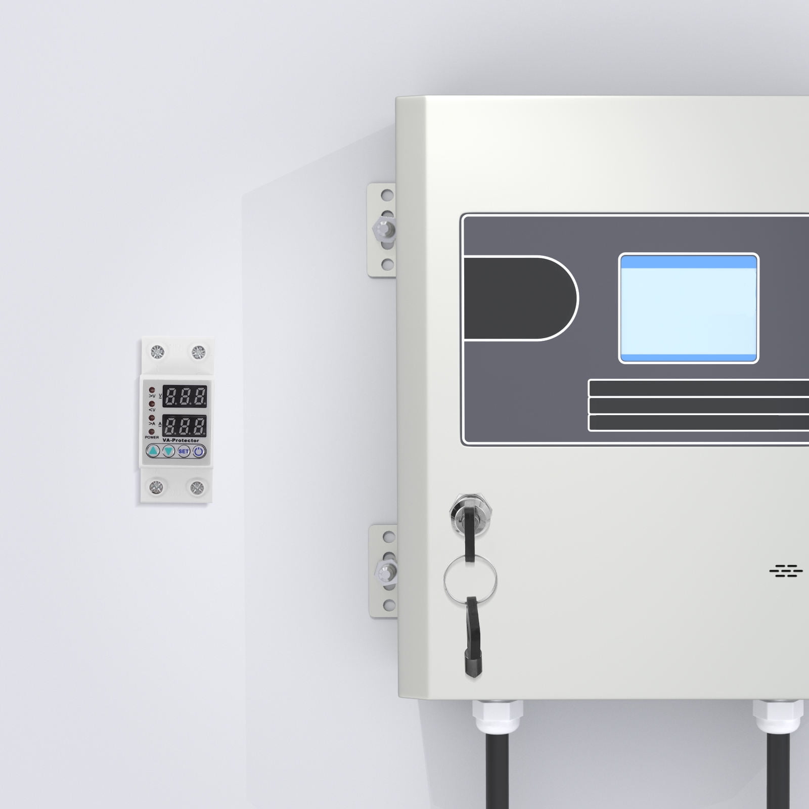 Masteelf Digital Voltage Regulator and Protector with Overcurrent ...