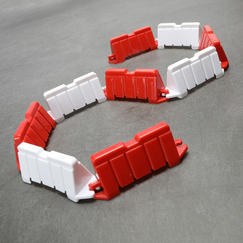 Masteelf WORGEOUS 50pcs Mini Roadblocks Traffic Fences Toy Tiny Traffic ...