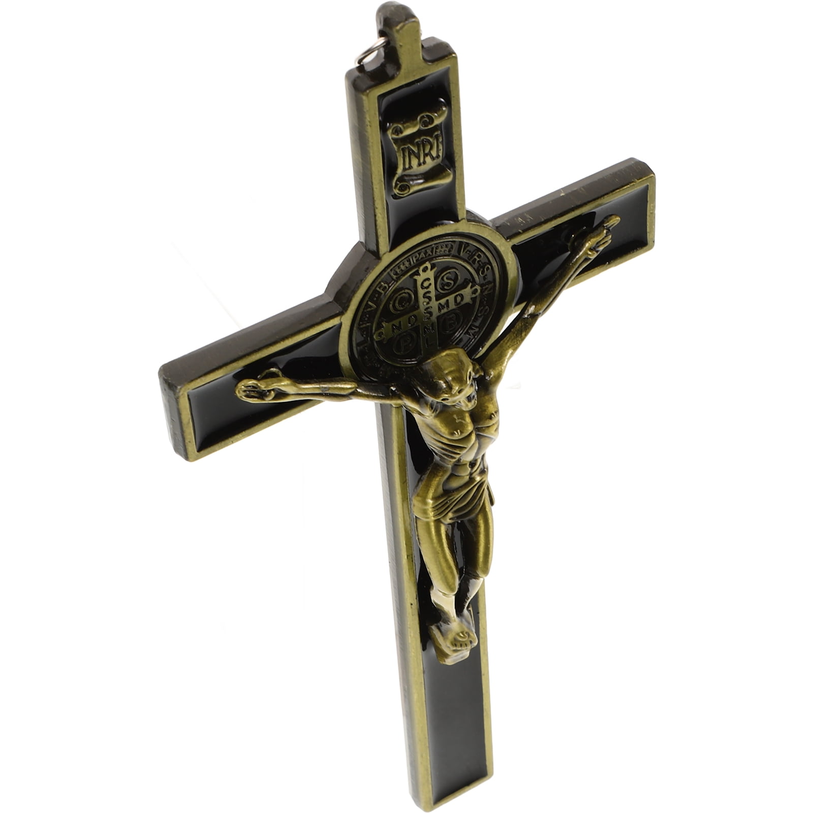 Masteelf Wall Catholic Jesus Cross Sculpture Wall Cross Wall Hanging ...
