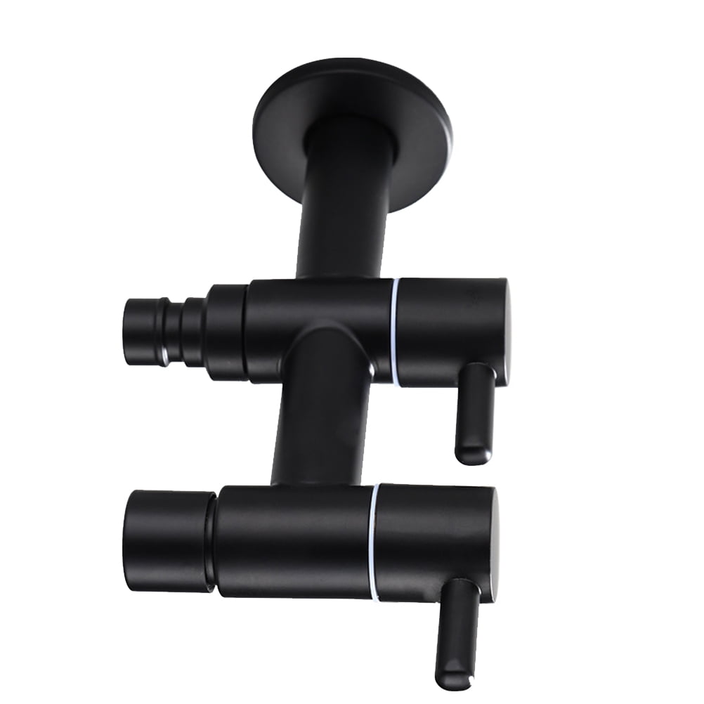 Masteelf Wall Mounted Washing Machine Faucet Dual Lever Cold Water Sink ...