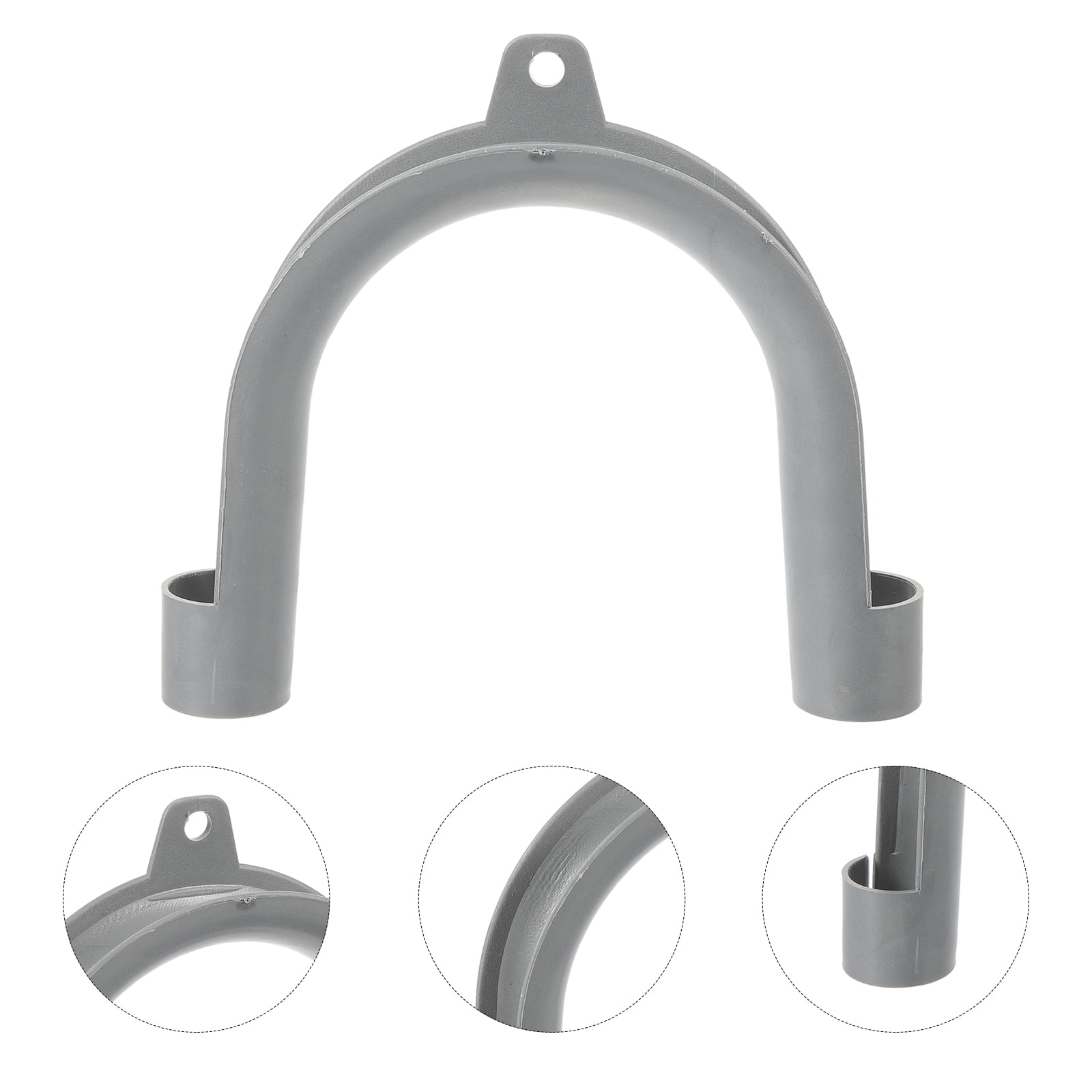 Masteelf Washing Machine Drain Hose U Bend Drain Pipe Hook 14X13CM Grey ...