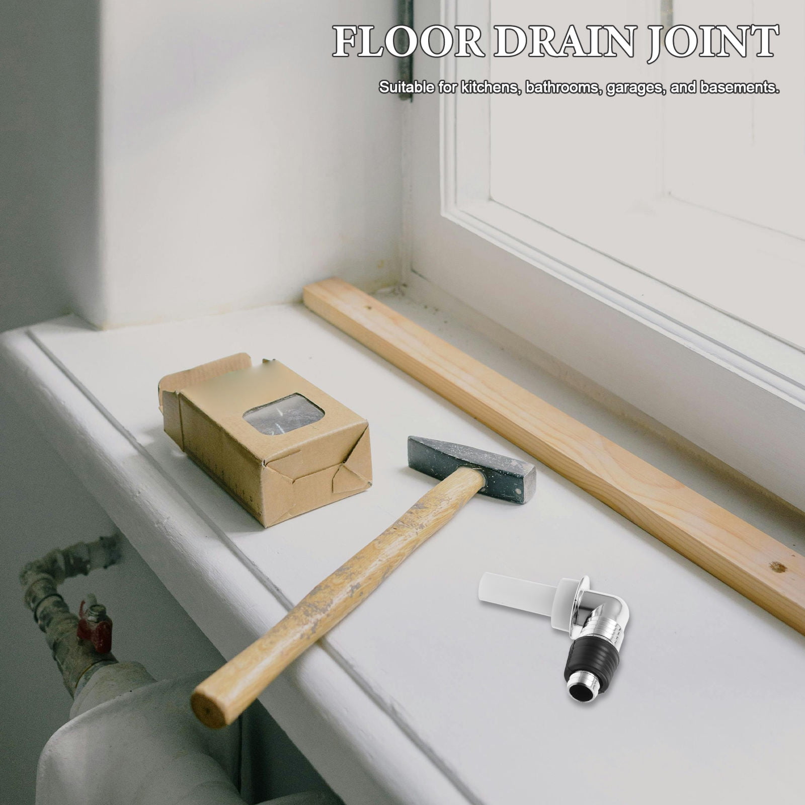 Masteelf Washing Machine Floor Drain Adapter Anti Overflow Joint ...