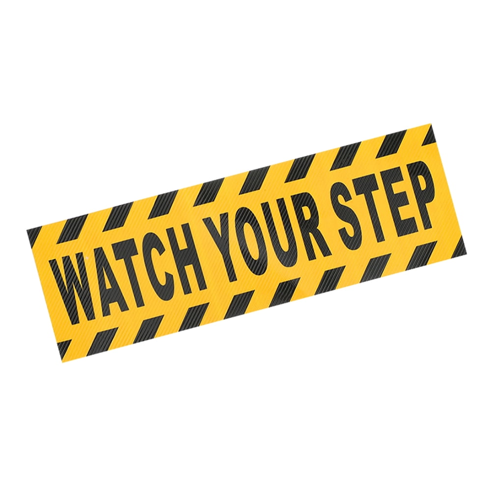 Masteelf Watch Your Step Floor Stickers Anti Slip Warning Sign For ...