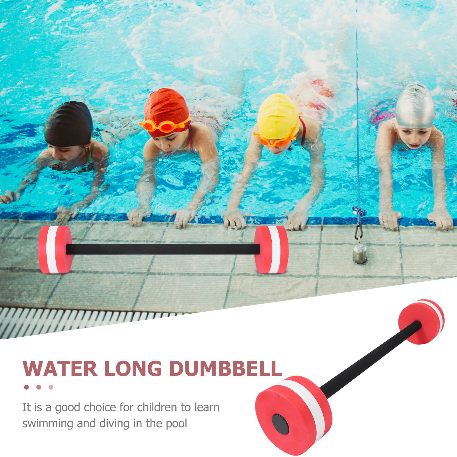 Masteelf Water Exercise Swim Water Dumbbells Compact Dumbbell Miss ...