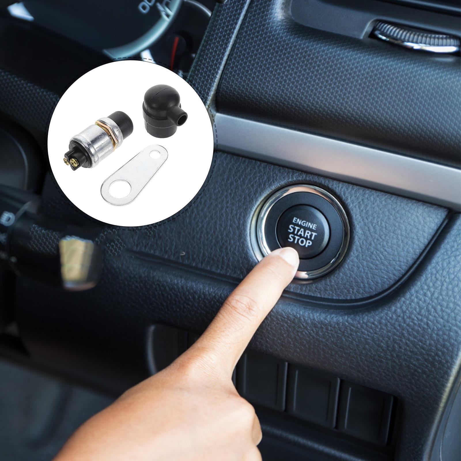 Masteelf Waterproof Engine Start Push Button Switch for Car with ...