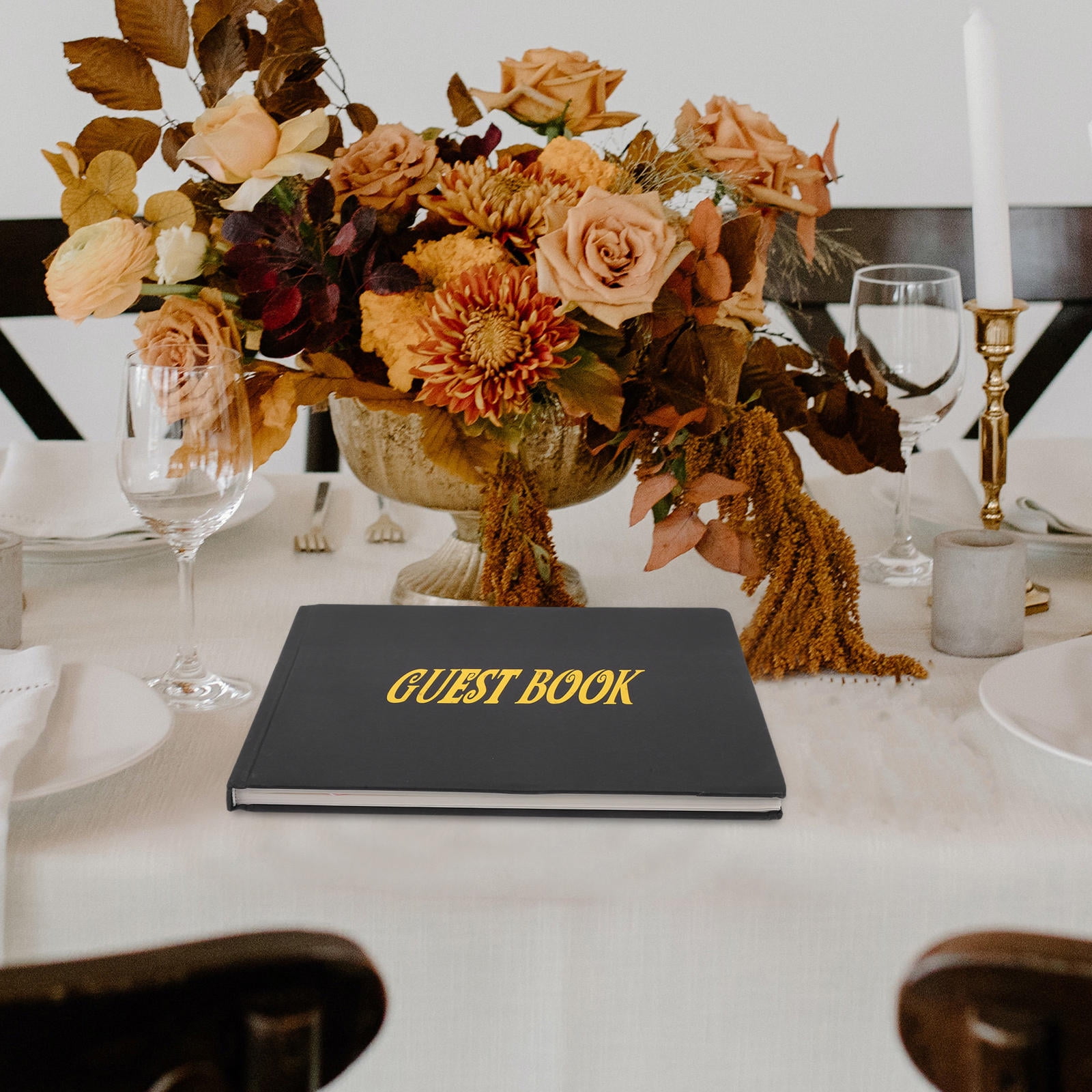 Masteelf Wedding Memory Book and Graduation Guest Book 2pcs Wedding ...