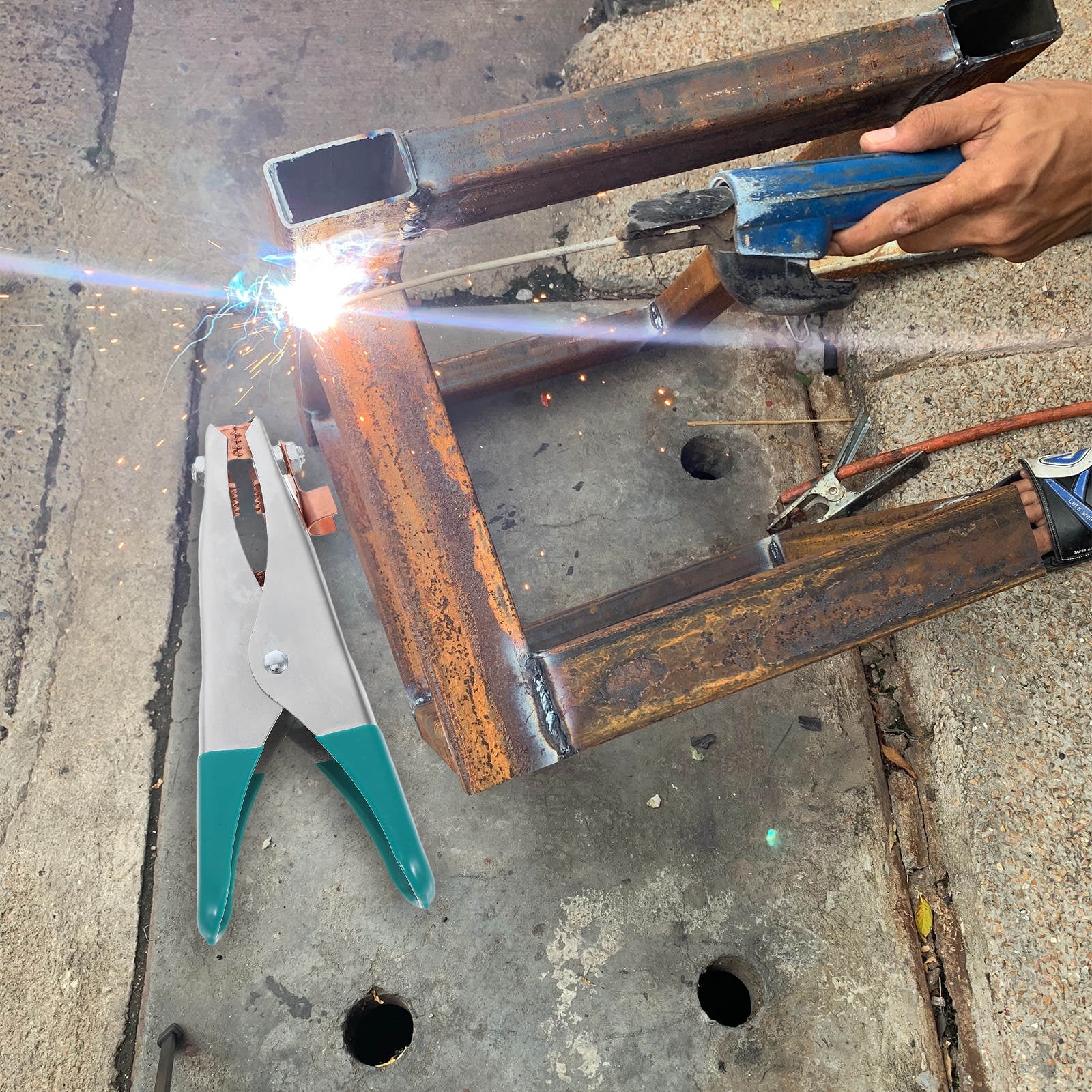 Masteelf Welding Machine Clamps Tools for Manual Welder Grounding ...