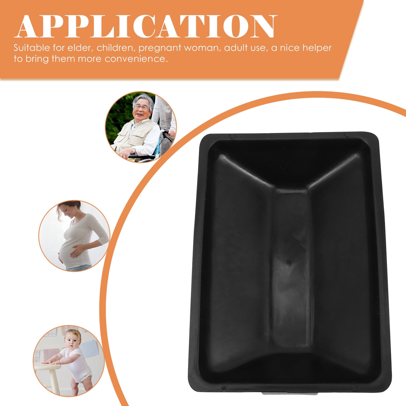 Masteelf Wheelchair Potty Thick Elderly Commode Universal Potty for ...