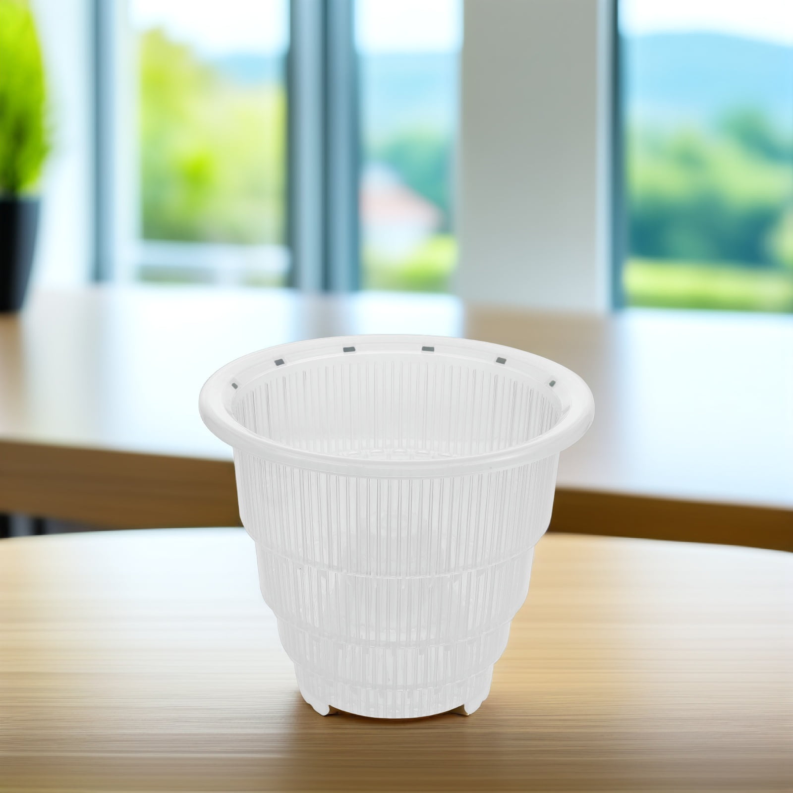 Masteelf White Flower Planter for Home Use with Excellent Water ...