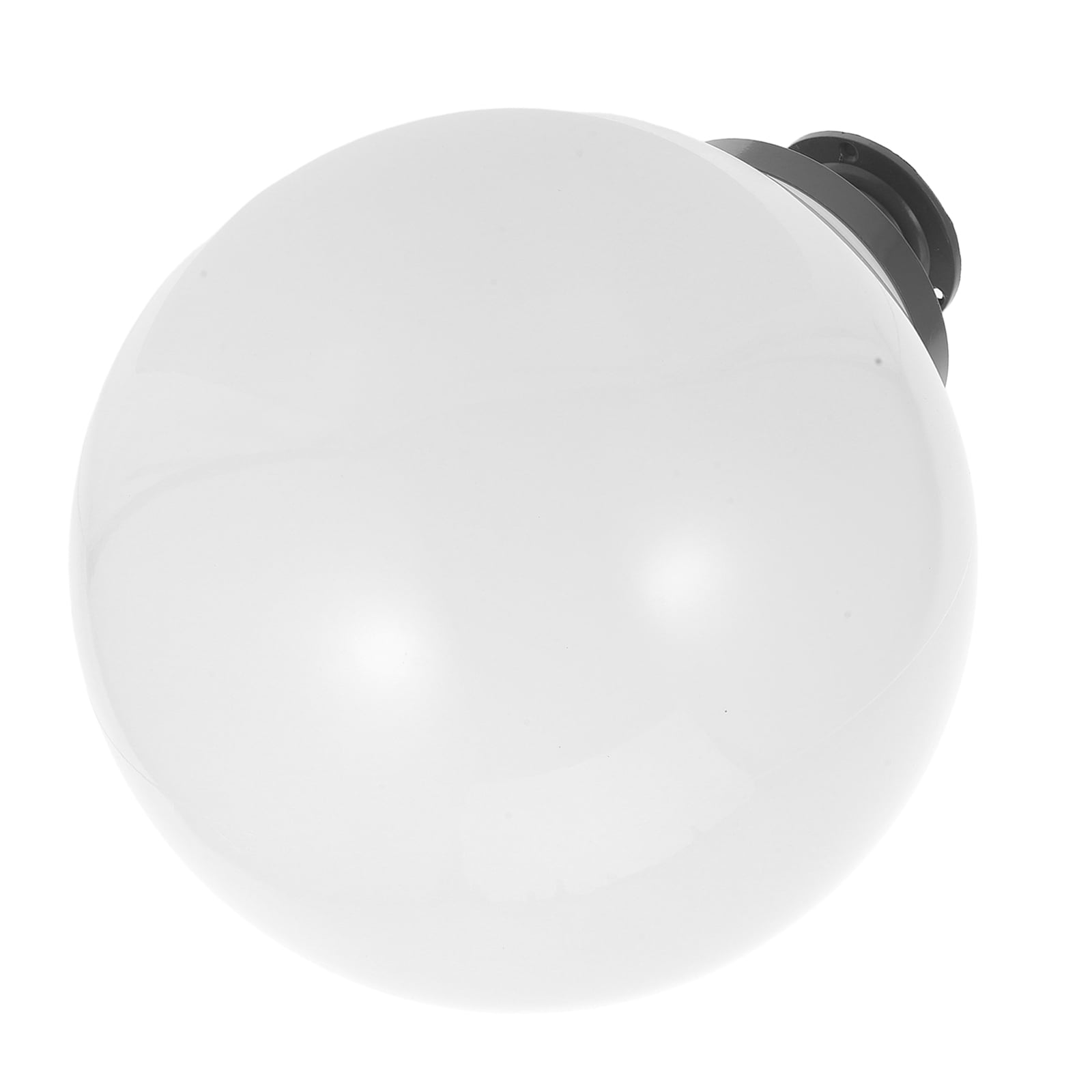 Masteelf White Lamp Post Globe Lights Fixture Covers Replacement Ball ...