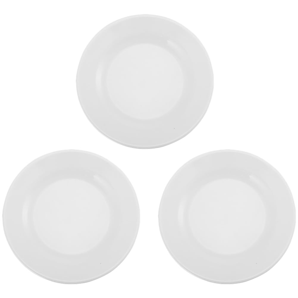 Masteelf White Melamine Plates for Home Use Lightweight and Ideal for ...