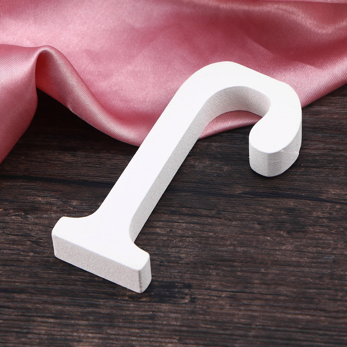 Masteelf White Wood Alphabet Letters 8cm Home and Party Decoration ...