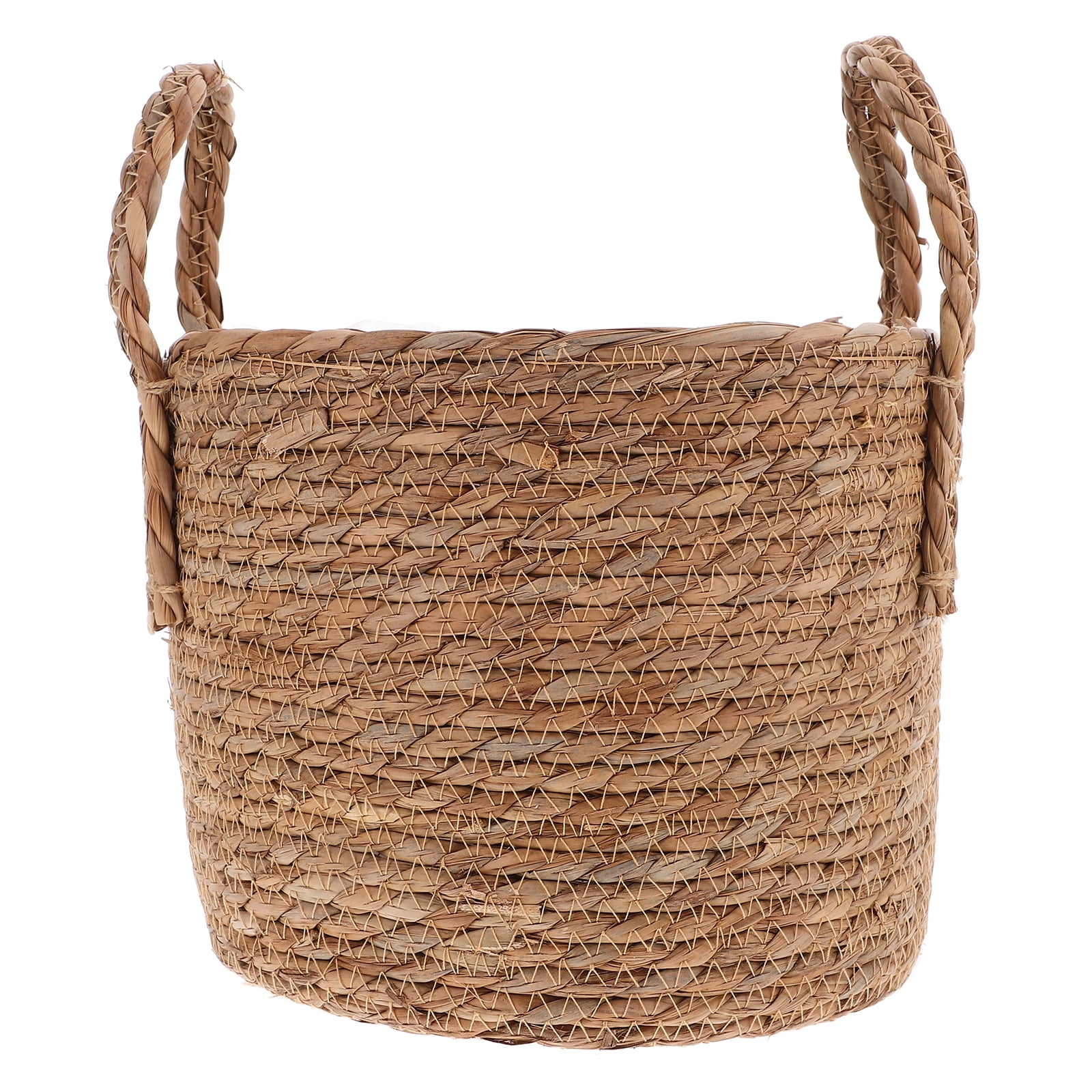Masteelf Wicker Flower Pot Basket Plant Straw Beautiful Flowerpot ...