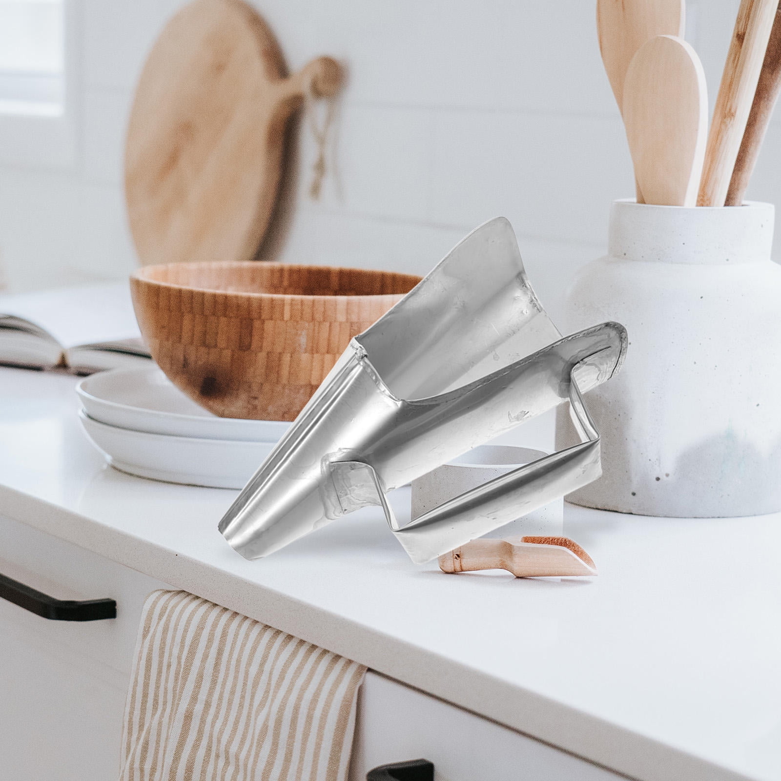 Masteelf Wide Mouth Kitchen Funnel Food Packaging Transfer Funnel With ...