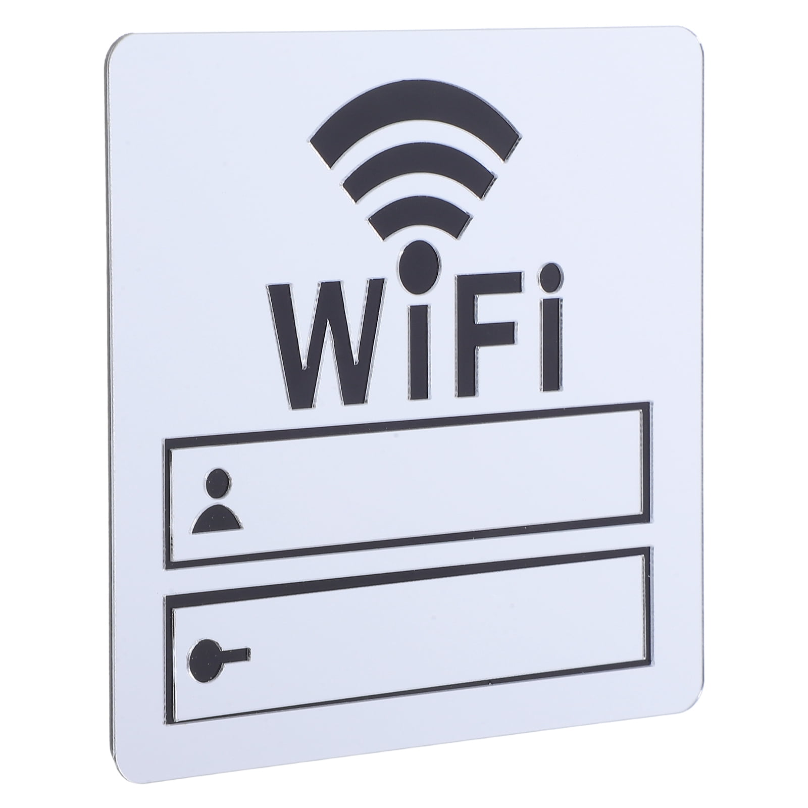 Masteelf WiFi Password Wall Sign Sticker for Home, Office, Mirror Decor ...