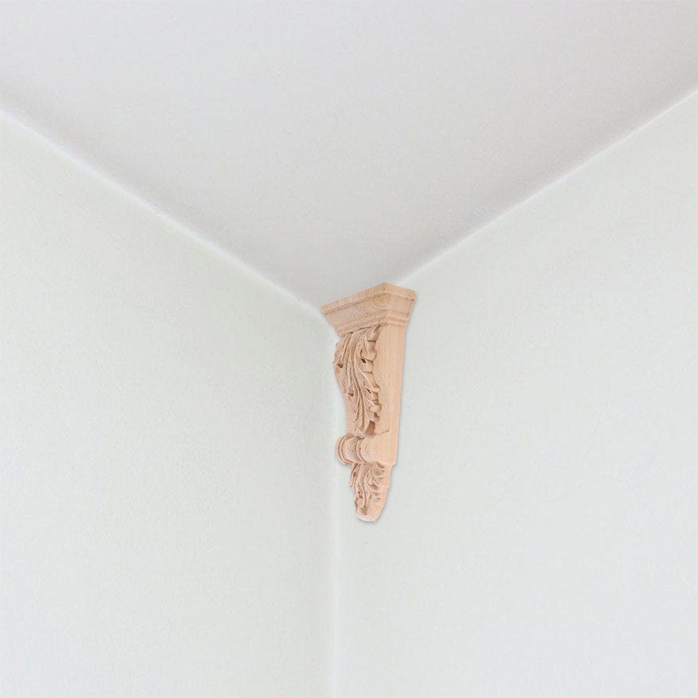 Masteelf Wood Carved Corbels 2pcs Antique Traditional Unfinished Wooden ...