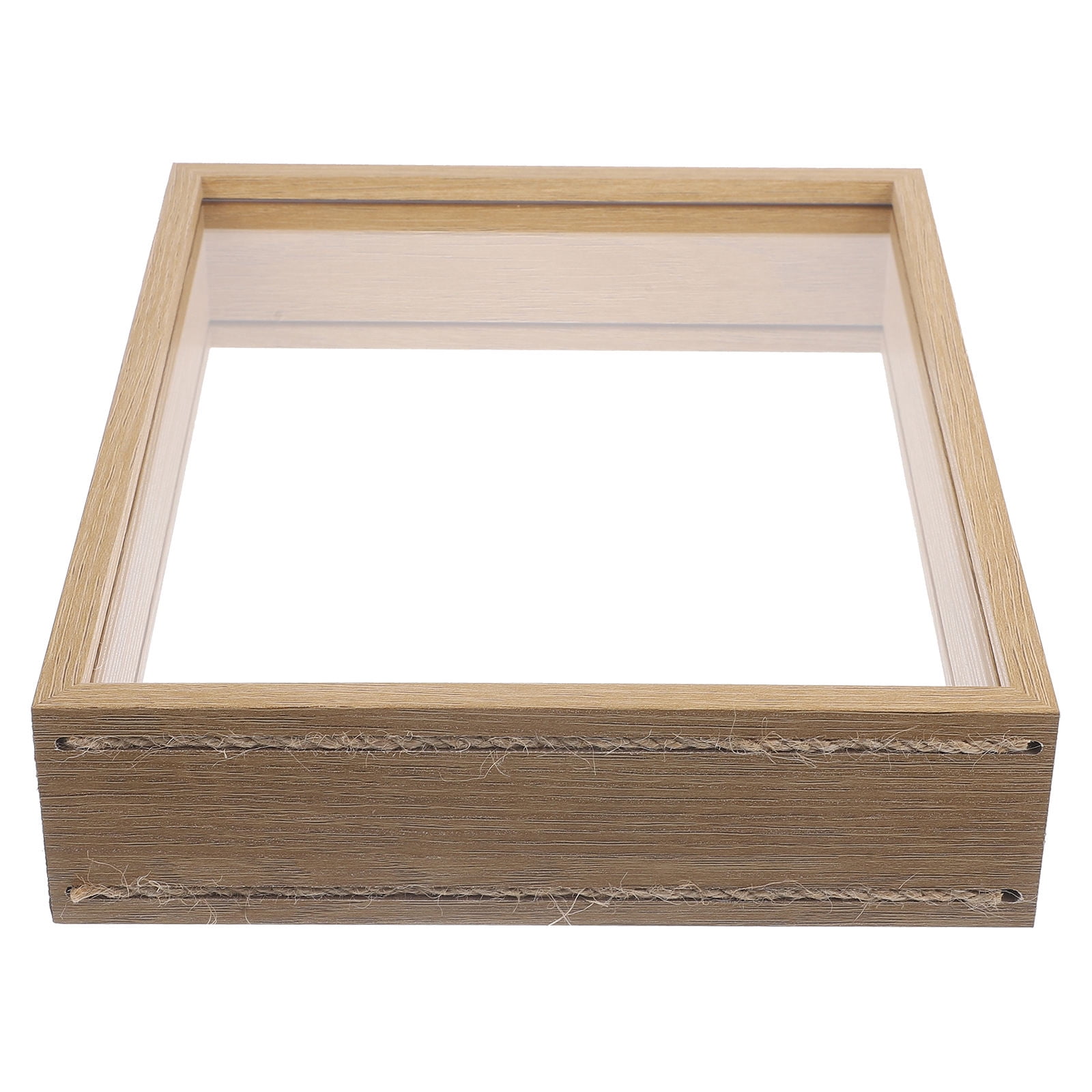 Masteelf Wood Dried Flower Display Frame with Acrylic Window for ...