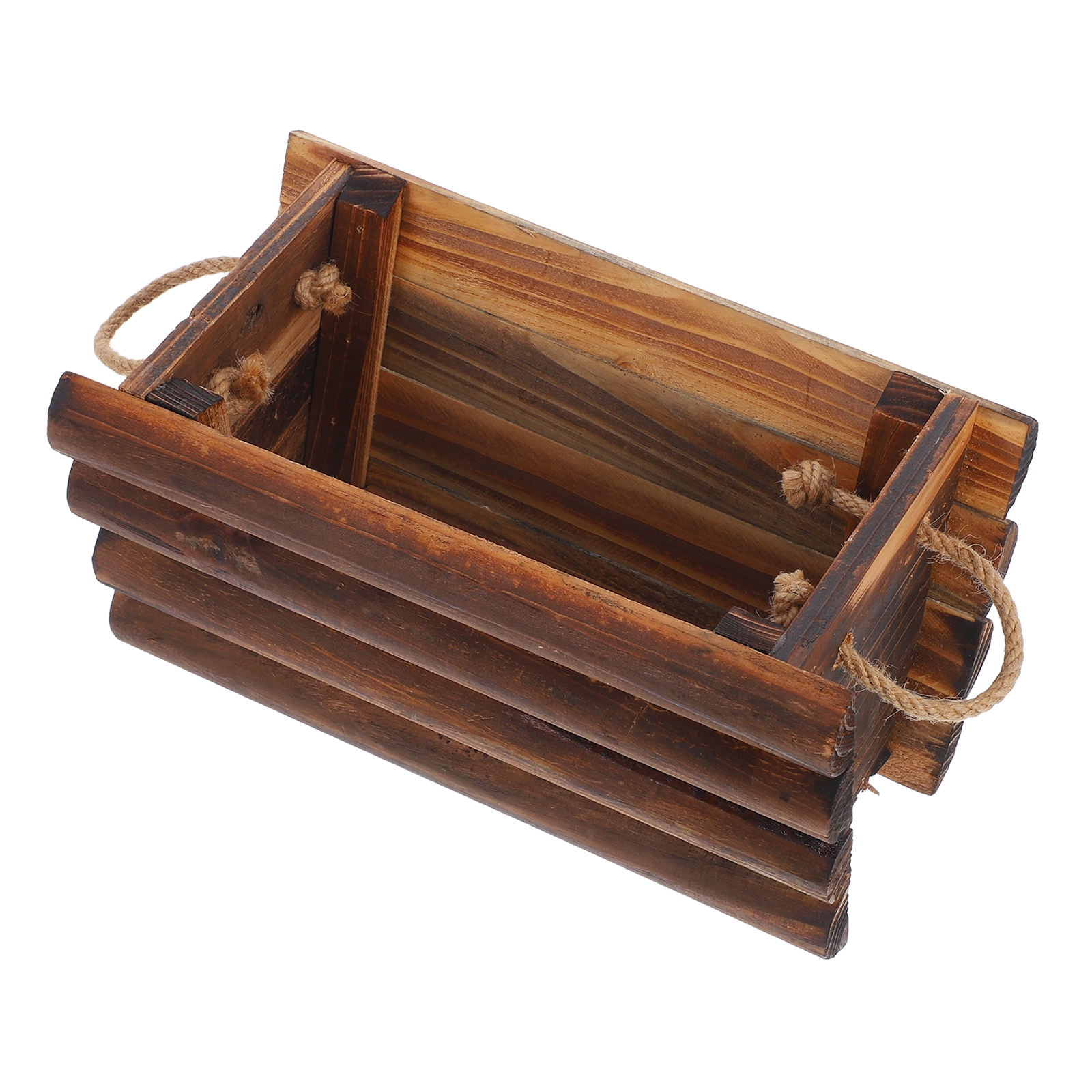Masteelf Wood Rectangle Planter Box Flower Pot Wooden Planters ...
