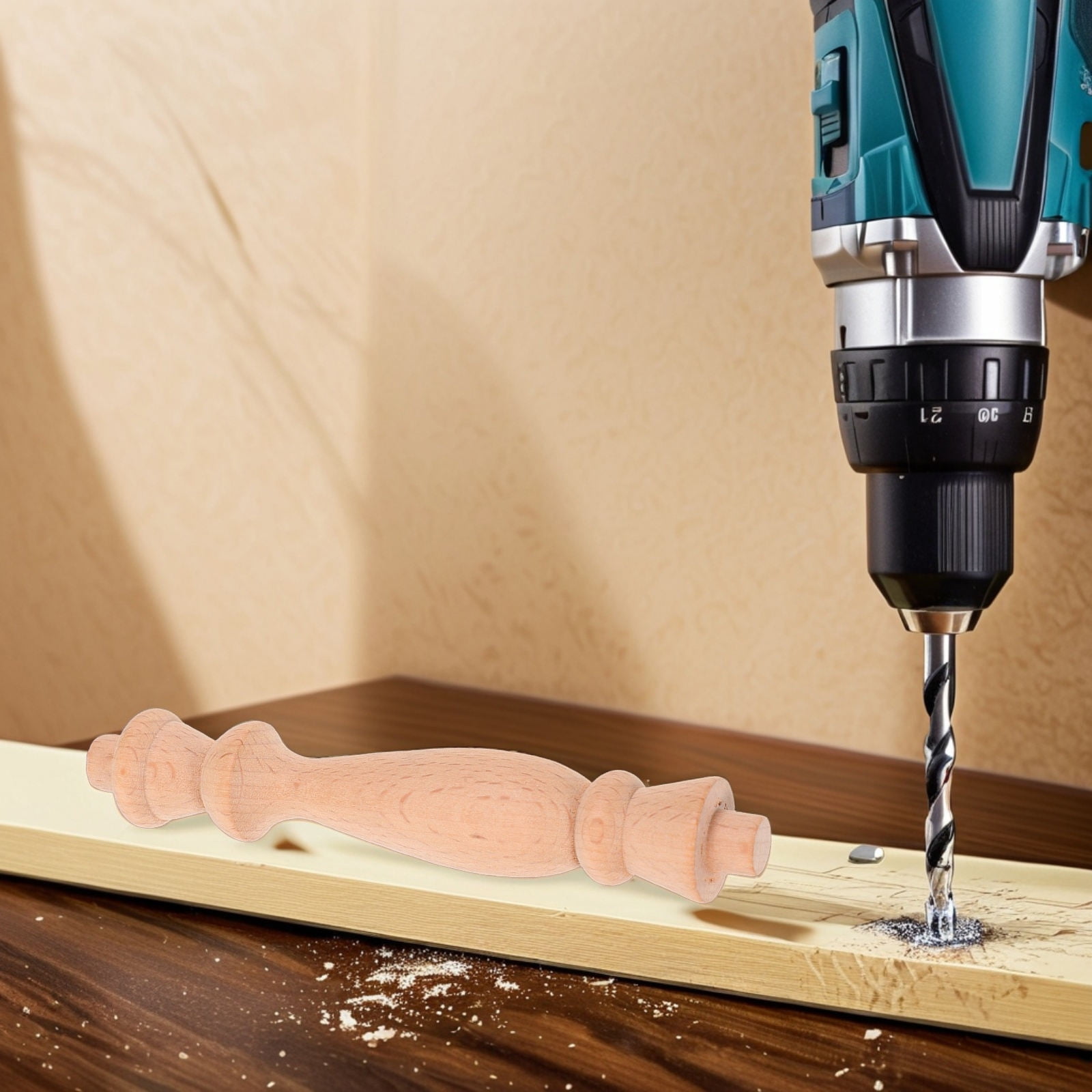 Masteelf Wooden Baluster Spindles for Indoor Stairs and Deck Railings ...